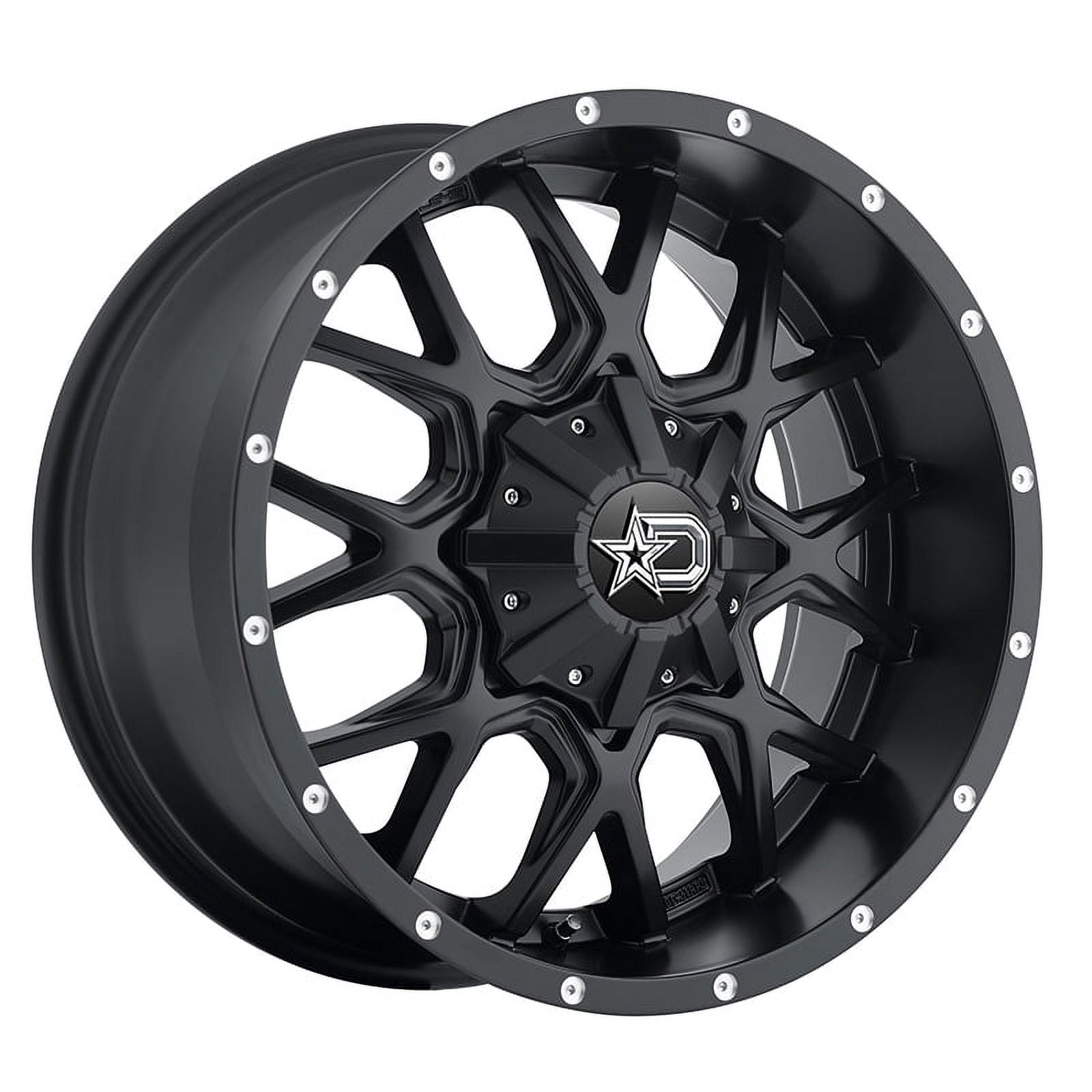 Dropstars 645B 18x9 5x114.3/5x127 -12et Satin Black Milled Wheel 2021 ...