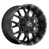 Dropstars 645B 20x9 5x127/5x139.7 +00et Satin Black Milled Wheel 2017 ...
