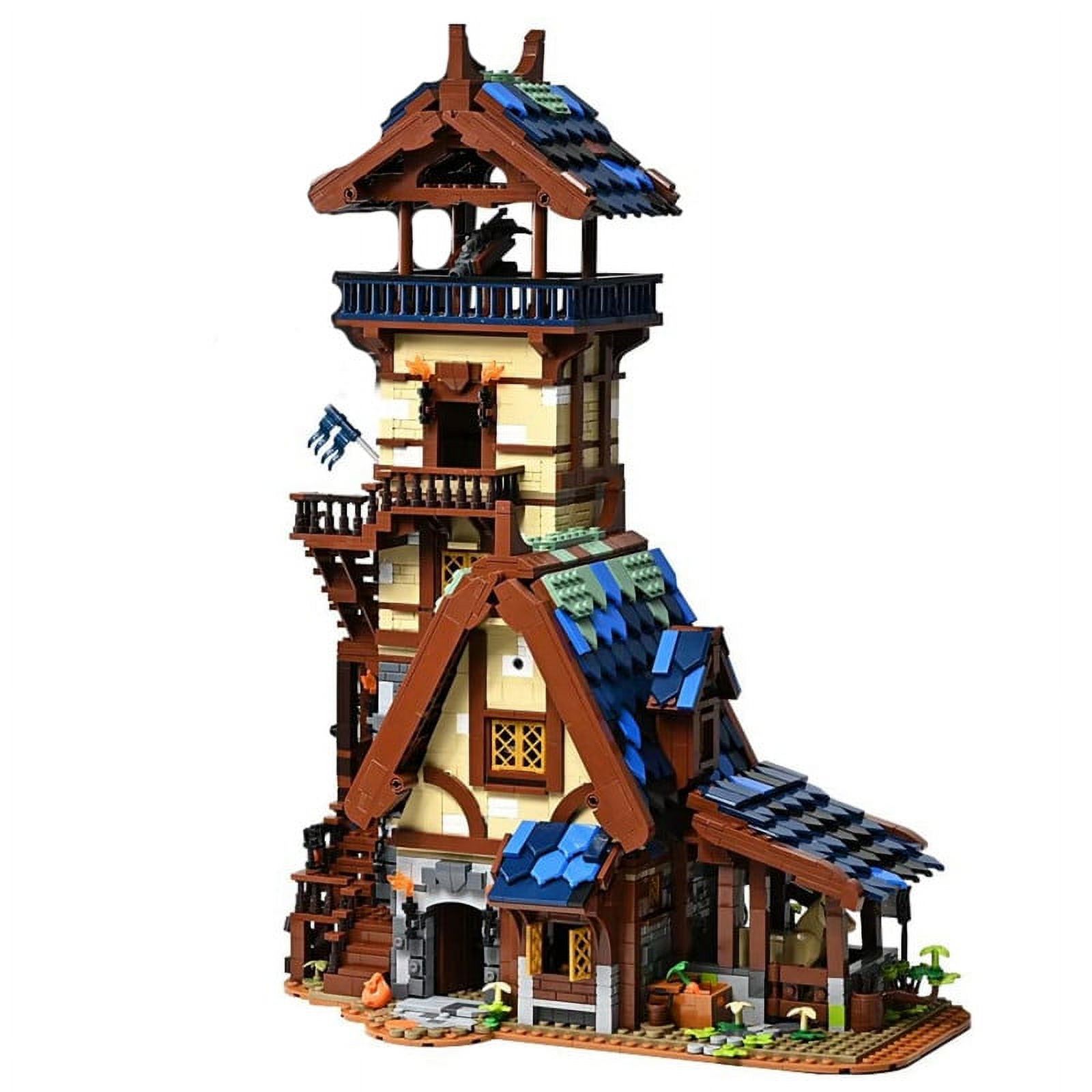 Dropurfon Medieval Architecture Building Block Set Kits Observation ...