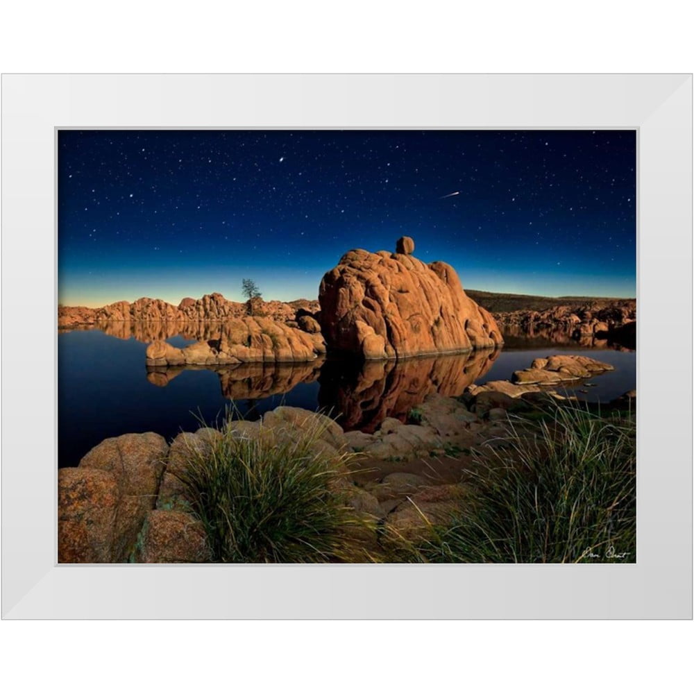 Drost, David 24x19 White Modern Wood Framed Museum Art Print Titled ...