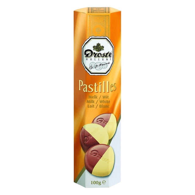Droste Dutch Milk and White Chocolate Pastilles -- 3 oz (85 g) MADE IN ...