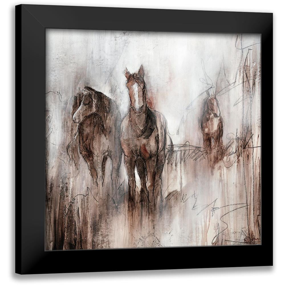 Drotar, Rikki 12x12 Black Modern Framed Museum Art Print Titled ...