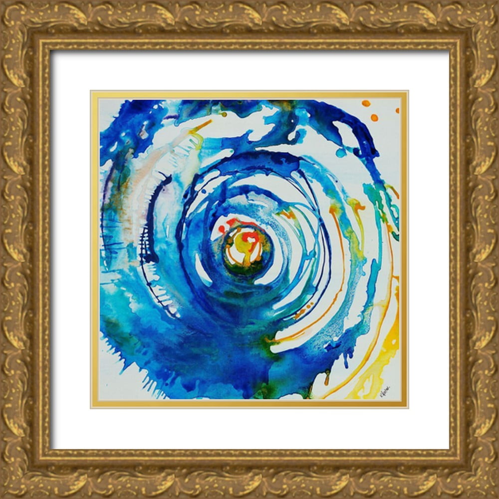 Drotar, Rikki 26x26 Gold Ornate Wood Framed with Double Matting Museum ...