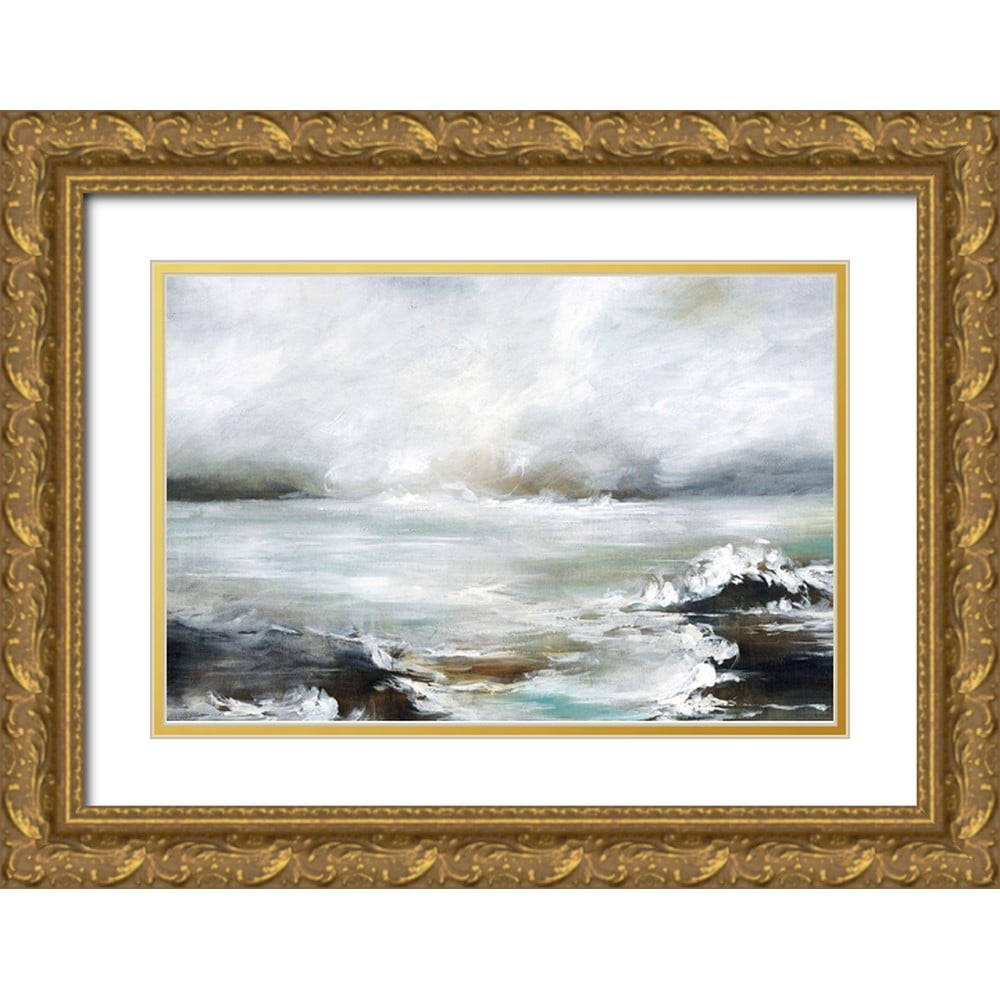 Drotar, Rikki 32x23 Gold Ornate Wood Framed with Double Matting Museum Art Print Titled ...