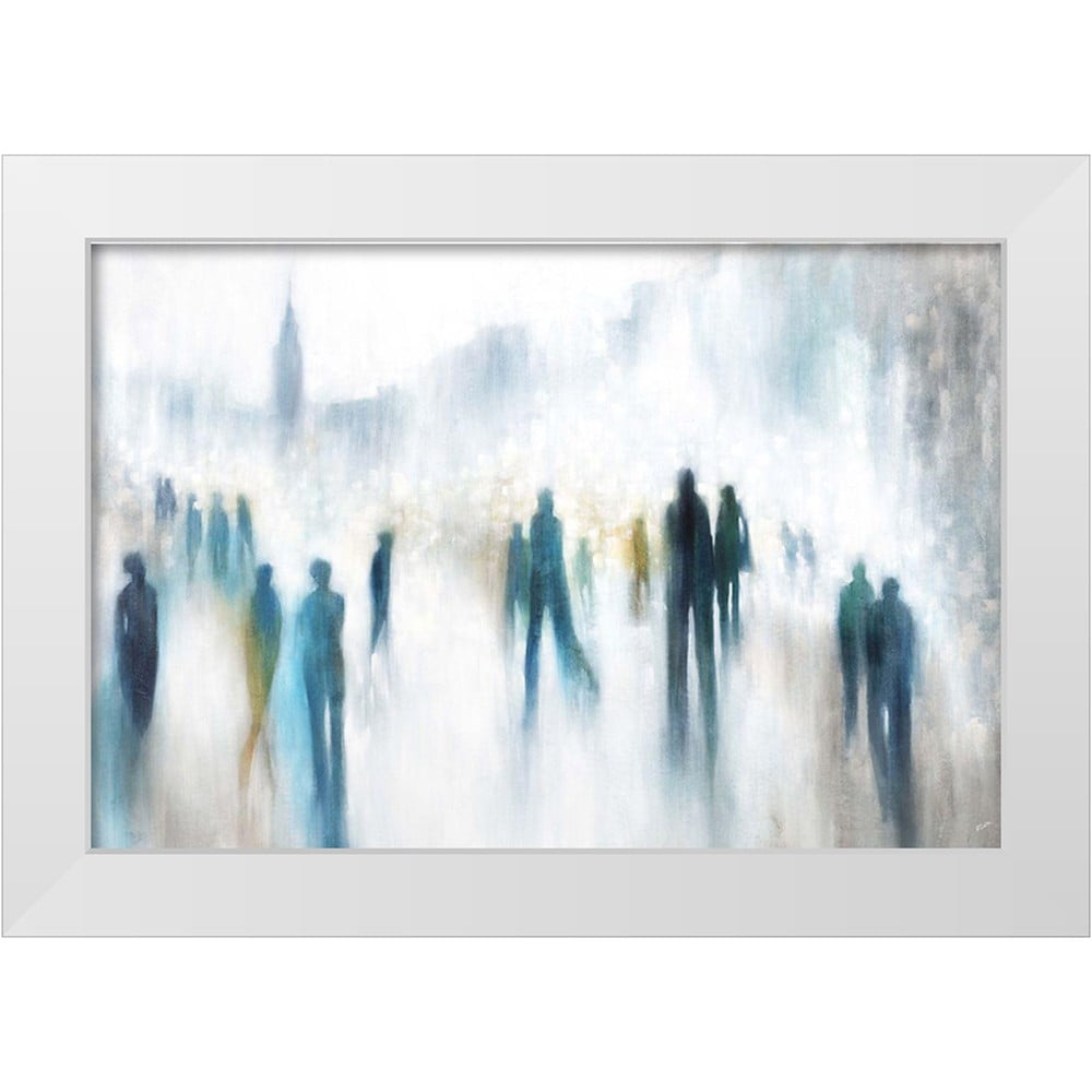 Drotar, Rikki 32x23 White Modern Wood Framed Museum Art Print Titled ...