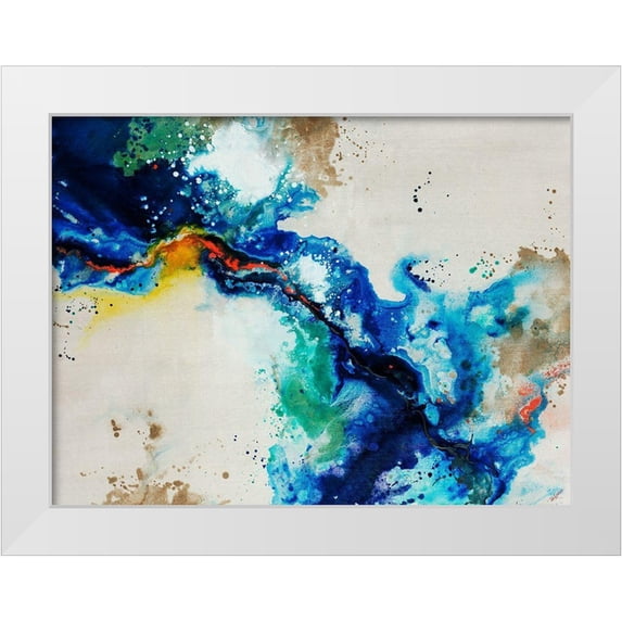 Drotar, Rikki 32x25 White Modern Wood Framed Museum Art Print Titled ...