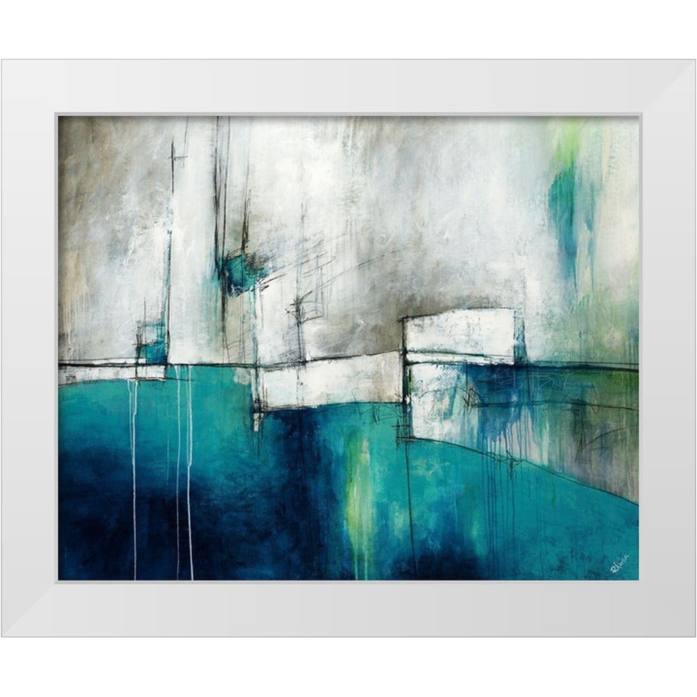 Drotar, Rikki 32x26 White Modern Wood Framed Museum Art Print Titled ...