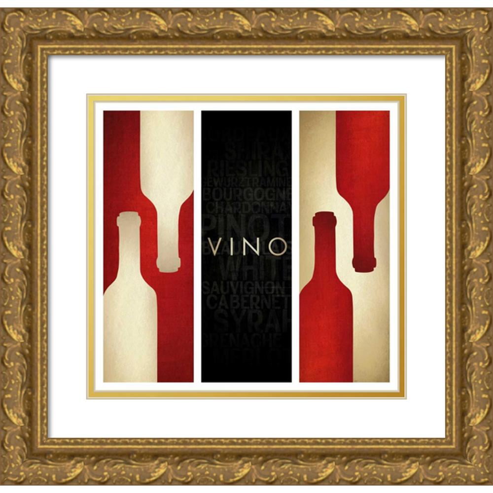 Drotz, Dallas 16x15 Gold Ornate Wood Framed with Double Matting Museum ...