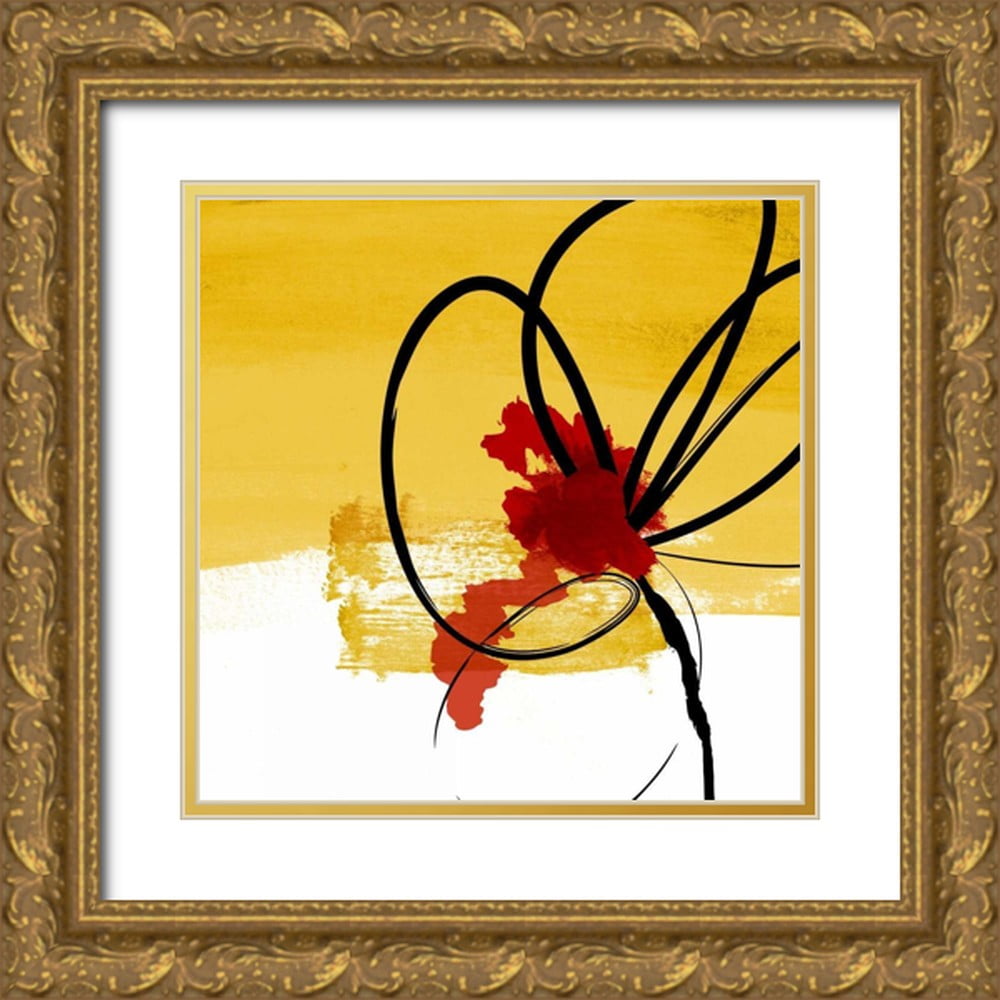 Drotz, Dallas 20x20 Gold Ornate Wood Framed with Double Matting Museum ...