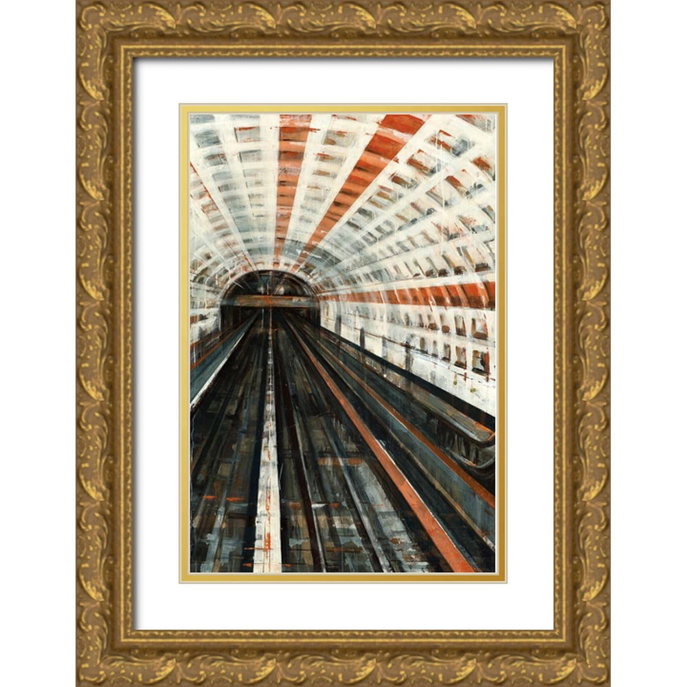 Droug, Anya 13x18 Gold Ornate Wood Framed with Double Matting Museum Art Print Titled - Metro ...