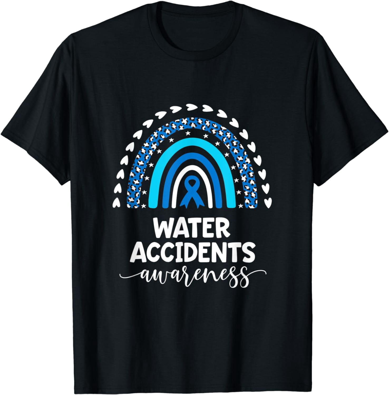 Drowning Safety Support Love Water Accidents Awareness T-Shirt ...