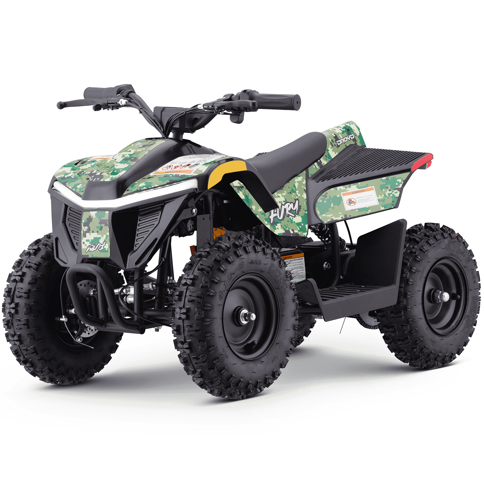 Droyd Fury Electric Youth ATV, 36V 500W Brushless Motor, Dual ...