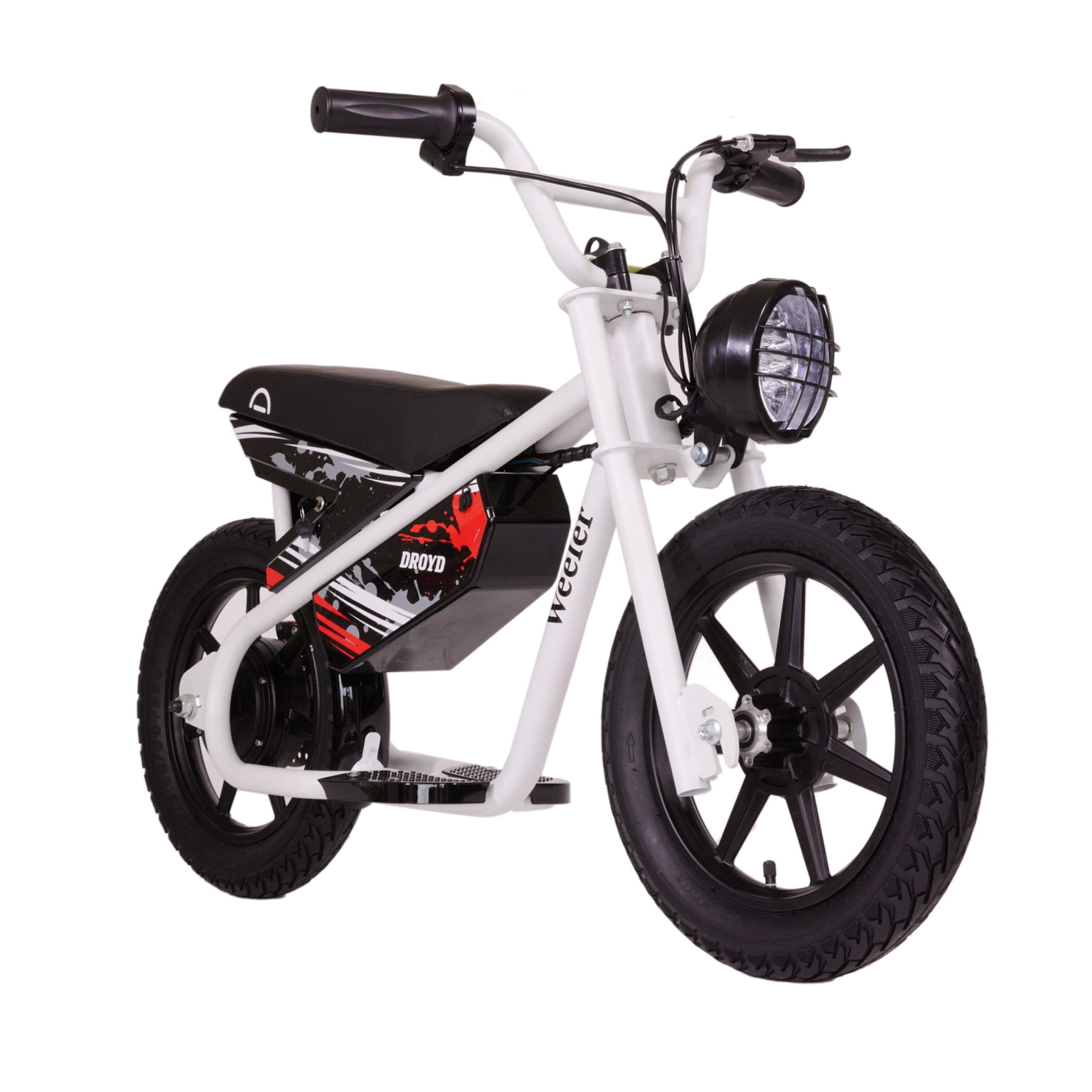 Droyd Weeler Electric Mini Bike - 24V 8Ah Battery, 6-10 MPH, Up to 8 ...