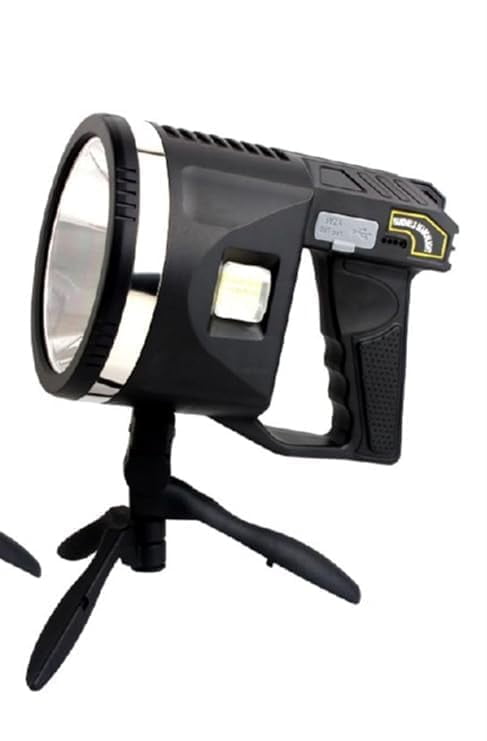 Drozip Rechargeable Spotlight High Lumens 100000 LED Flashlight with ...