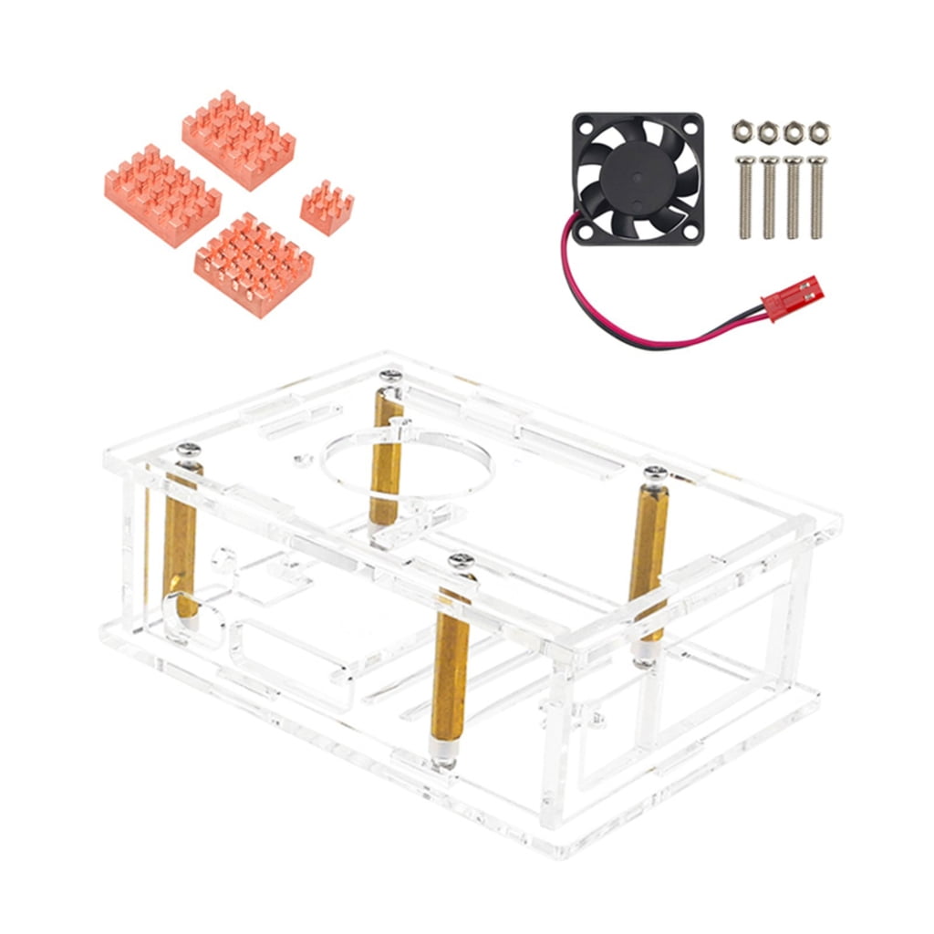 Drrntien Transparent Shell Cover for Board Mainboard Case Acrylic ...