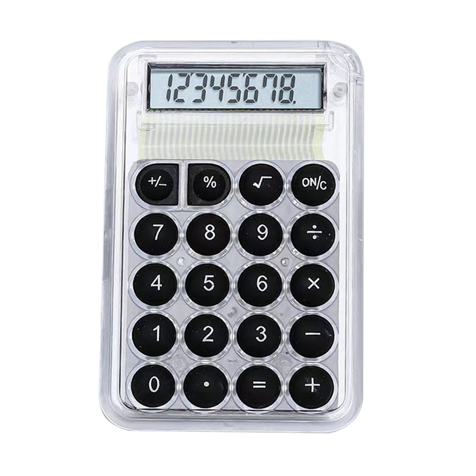 Drses Cute Desktop Calculator,8 Digit Mechanical Large LCD Display ...