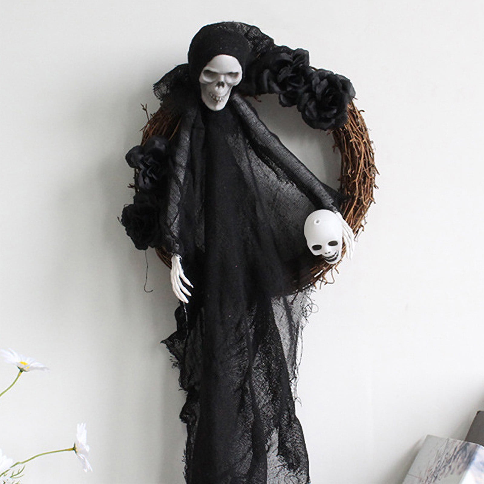 Drses‌‌ Halloween Decorative Props Ghost Face Hanging Ghost House ...