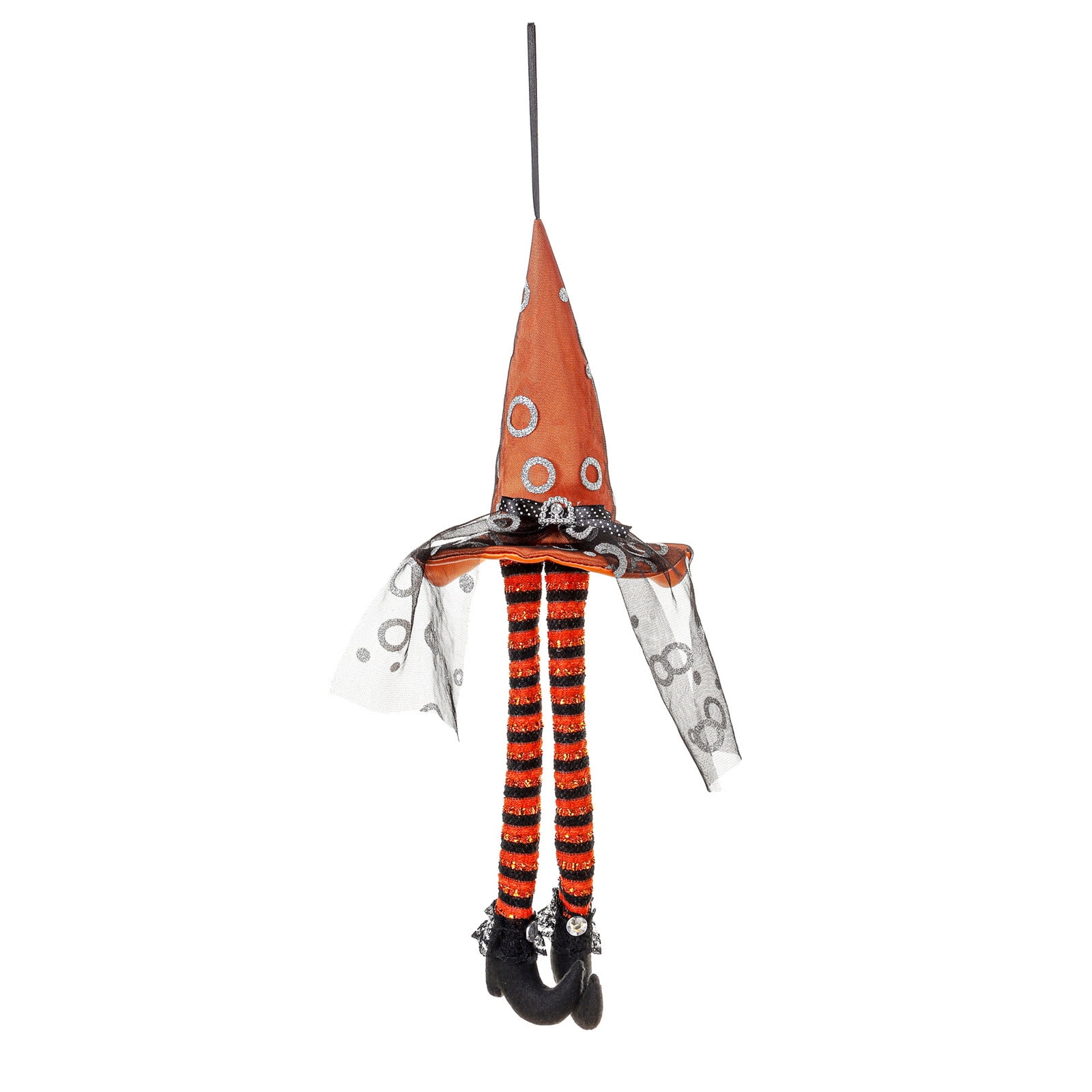 Drses‌‌ Halloween Lighted Hat Long Leg Pendant Window Decoration ...