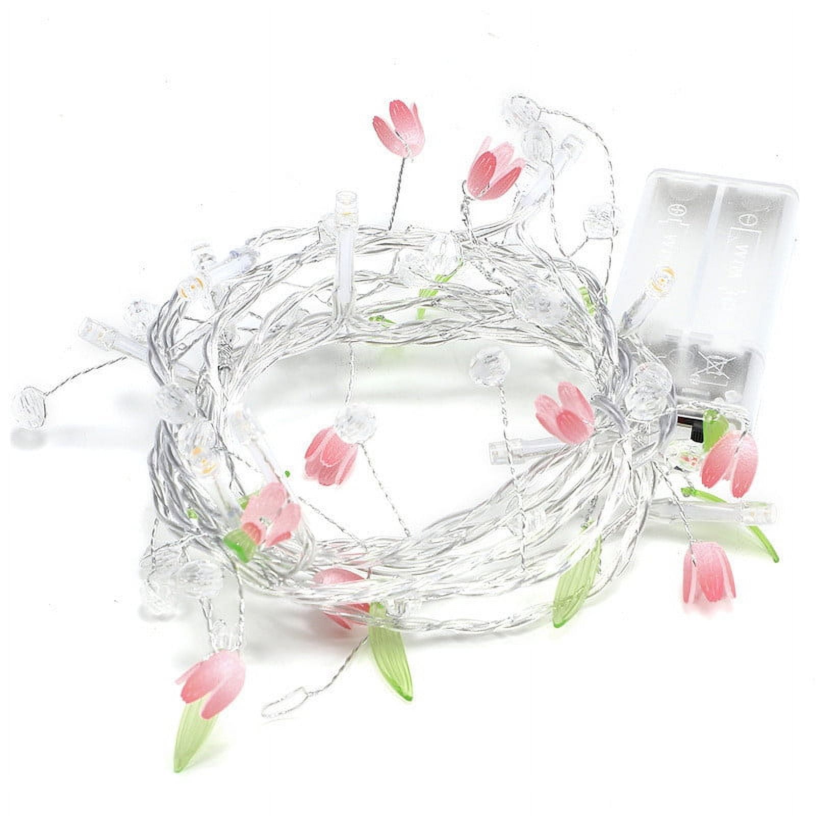 Drses‌‌ New LED Flower Copper Wire Light String Amazon's Popular Indoor ...