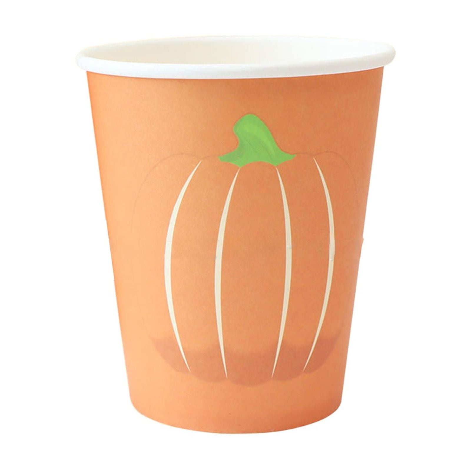 Drses‌‌ Pumpkin Paper Saucer Paper Cup Halloween Disposable Hot ...