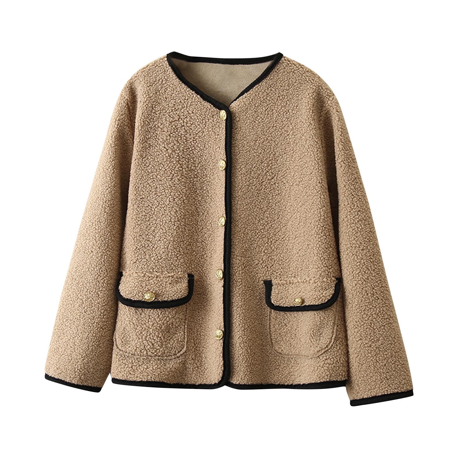 Drses Womens Puffer Coat Collared Quilted Jacket With Pockets Warm ...