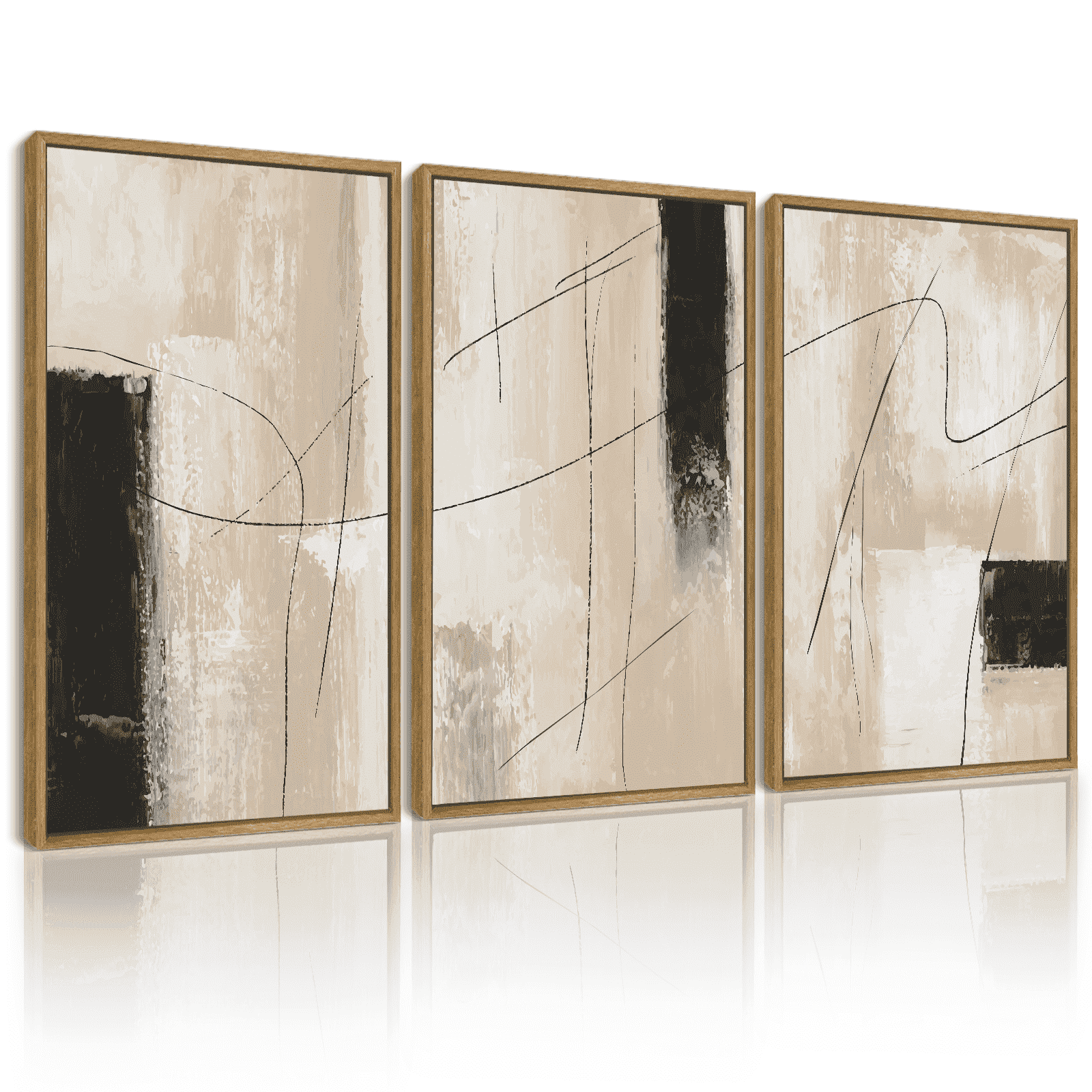 Drsoum Abstract Minimalism Art Picture Color Block Wall Decor for ...