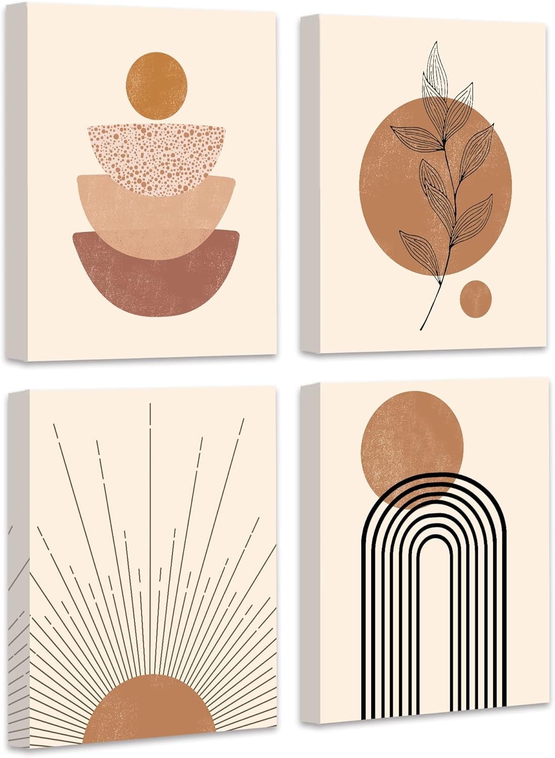 Drsoum Boho Wall Art Minimalist Boho Room Decor Mid Century Modern ...