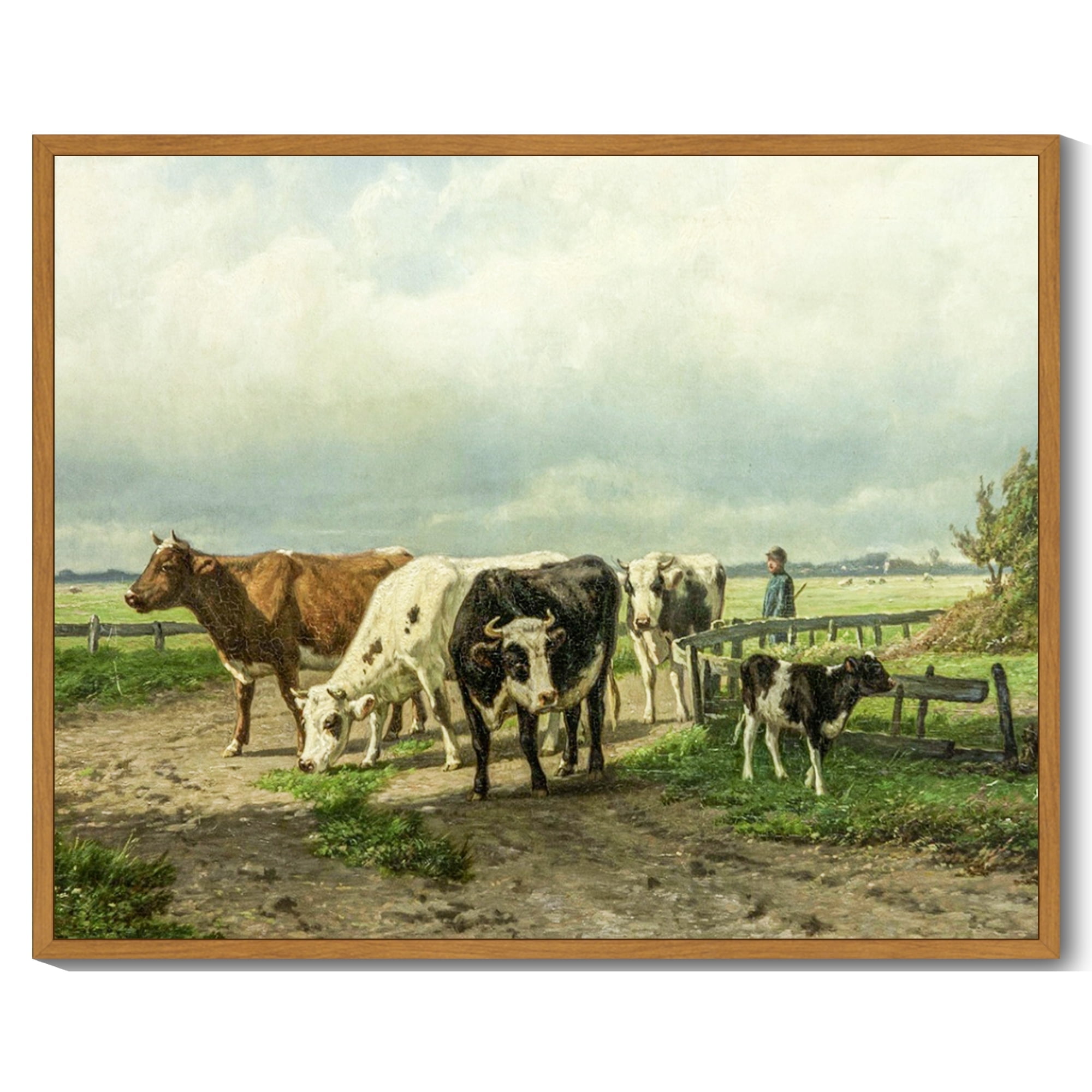 Drsoum Cow Farm Landscape Wall Art Dairy Cattle Classic Wall Prints ...