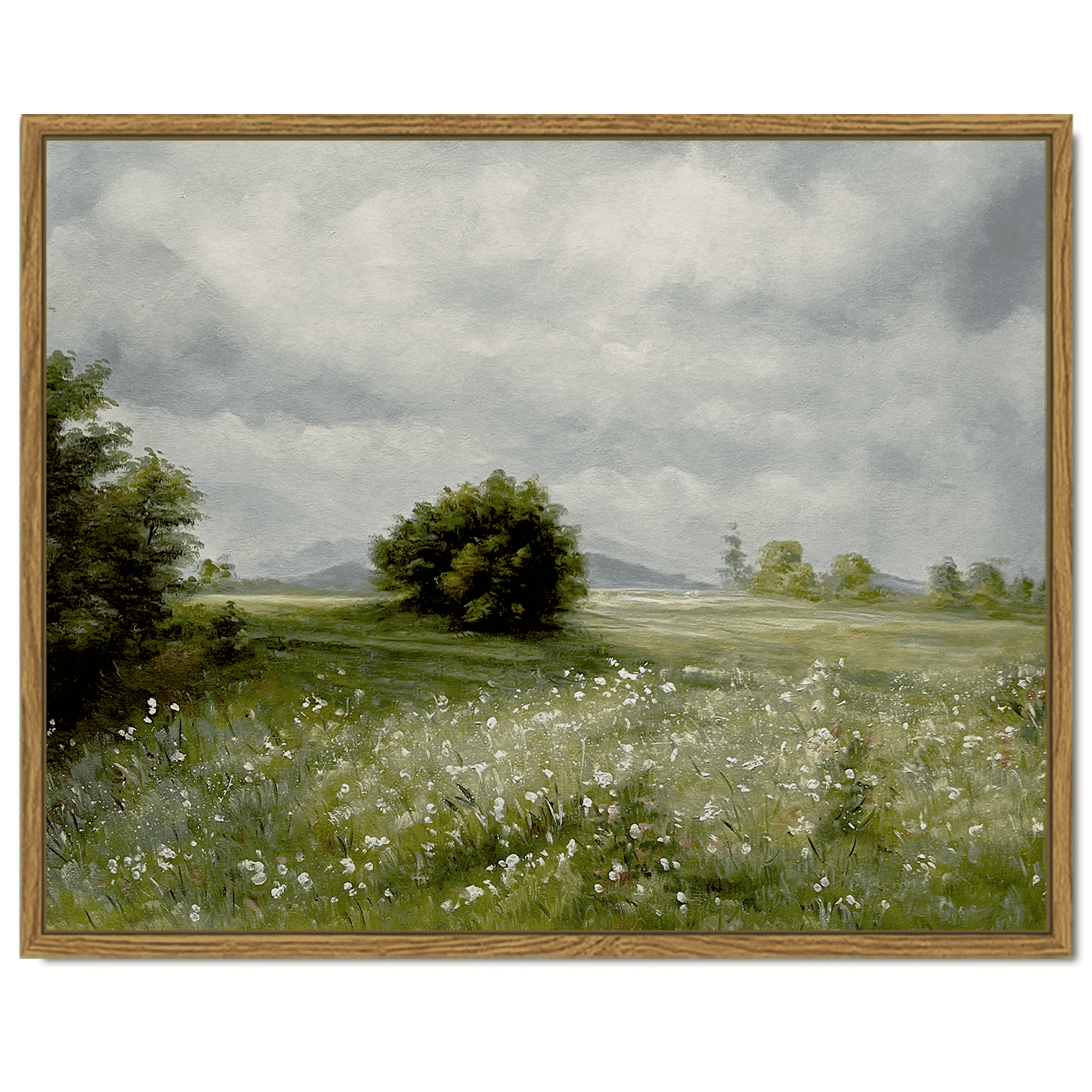 Drsoum Framed Canvas Wall Art Vintage Classical Oil Painting 11x14in ...