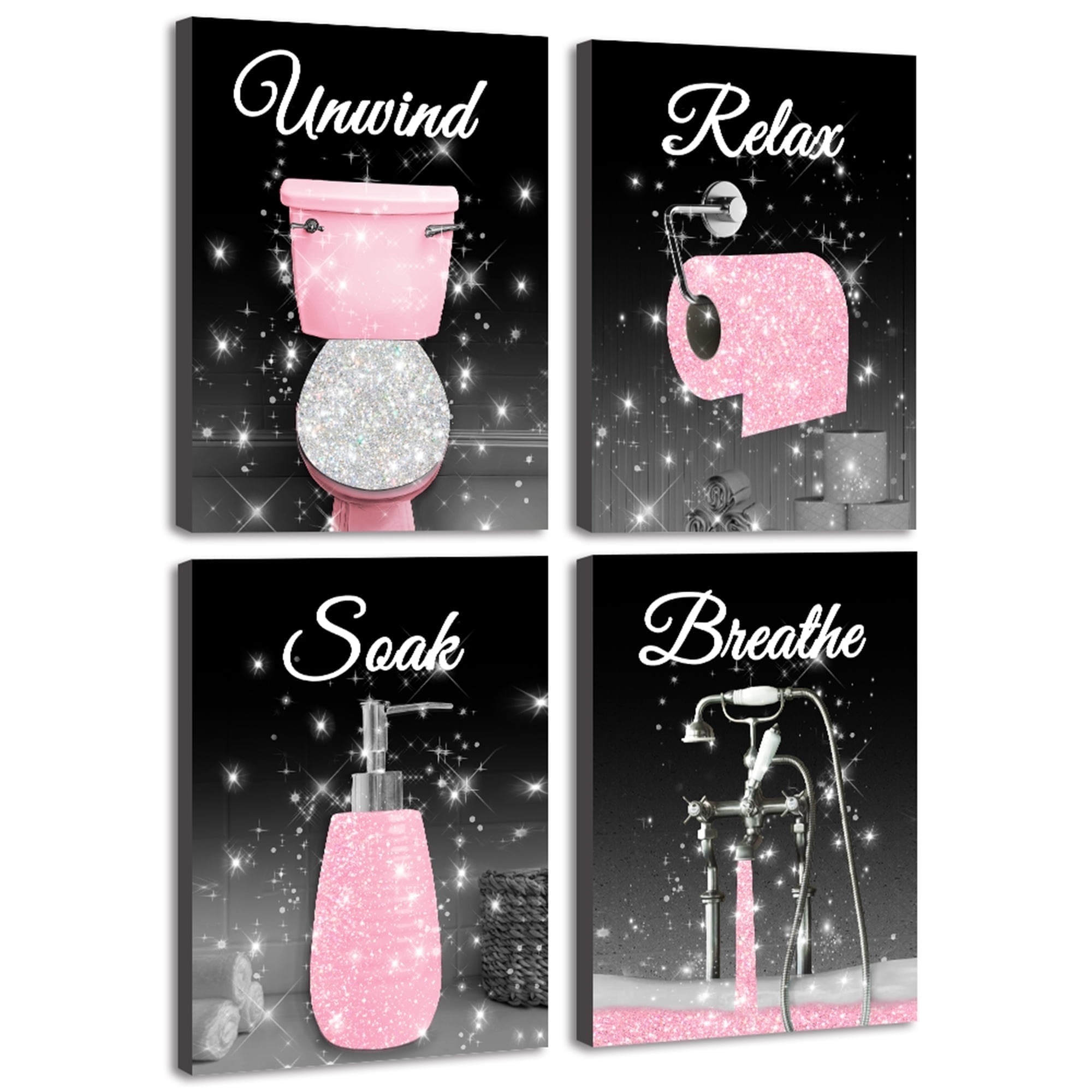 Drsoum Glam Pink Fashion Woman Wall Decor Girly Beauty Makeup Room ...