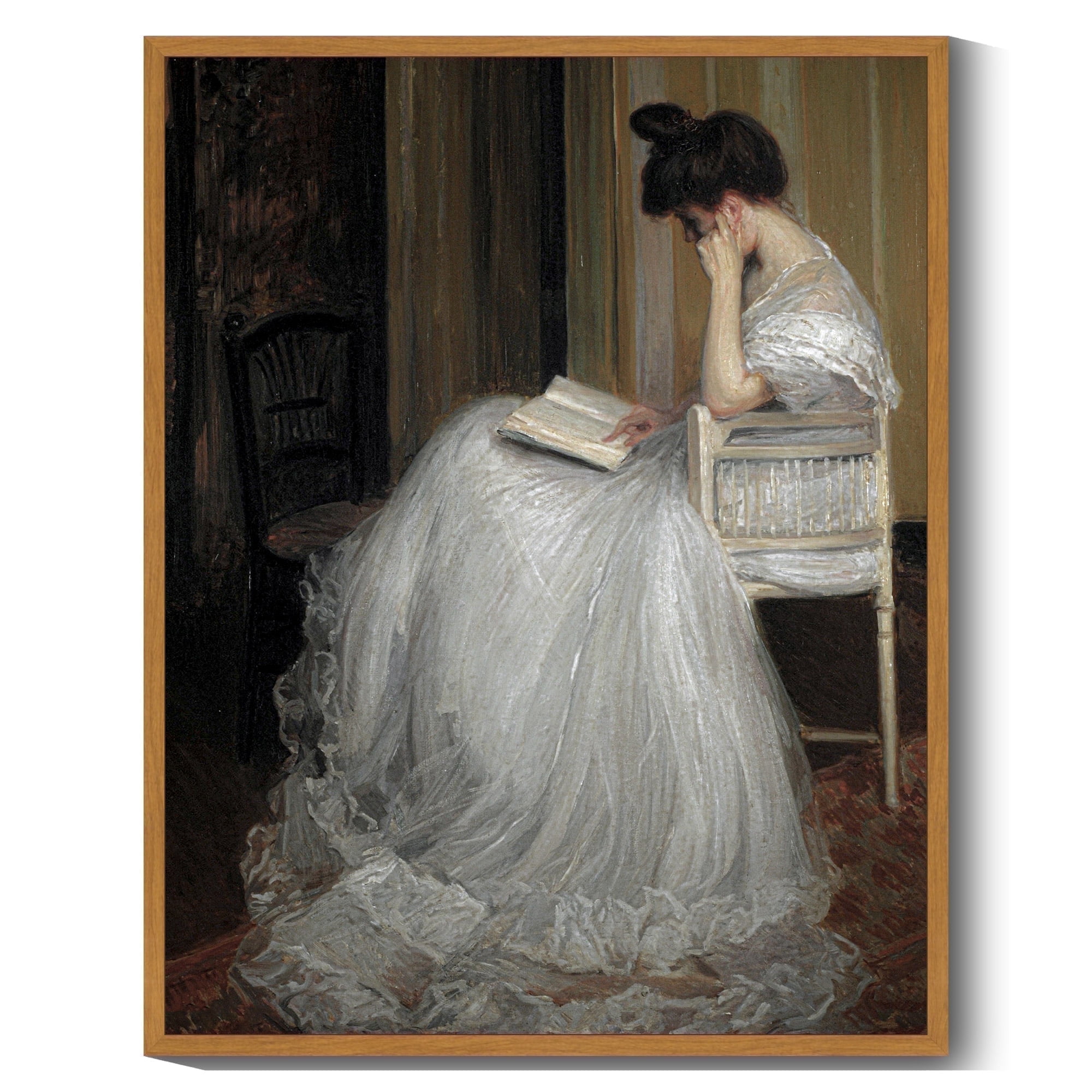 Drsoum Medieval Lady Country Room Art 11x14in Nature Framed Classic ...