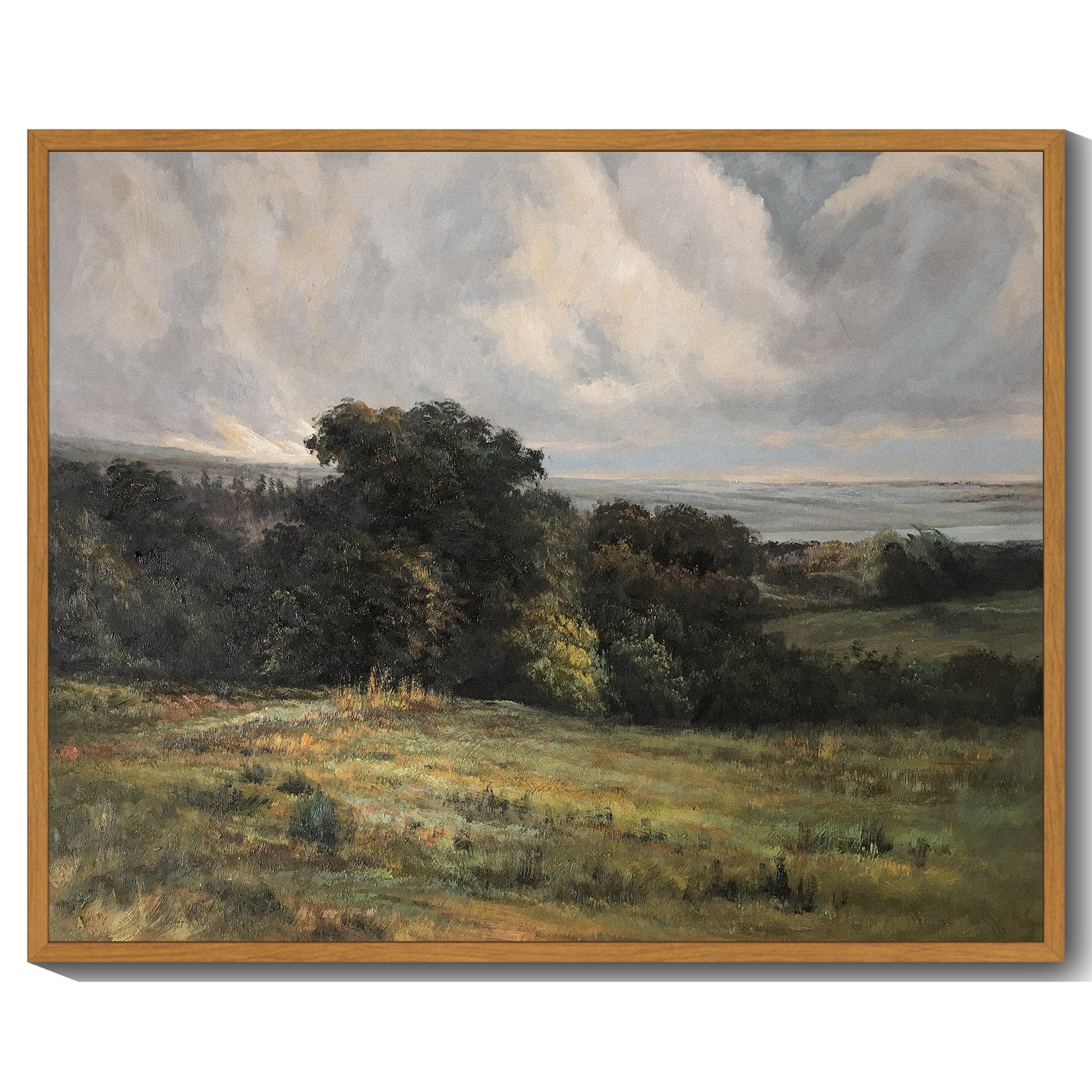 Drsoum Prairie Vintage Landscape Wall Art The Vast Grassland Prints ...