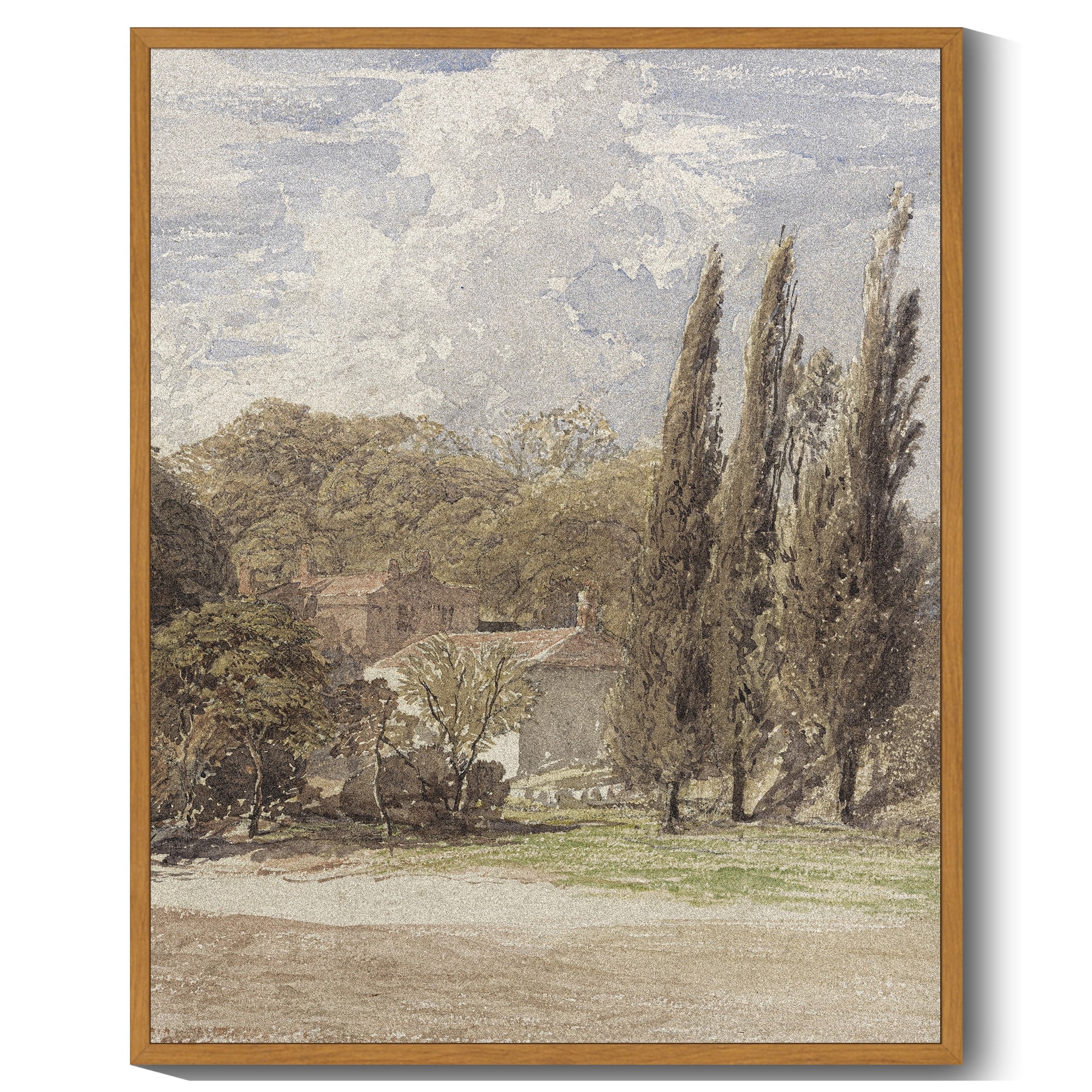 Drsoum Vintage Countryside Canvas Wall Art Farmhouse Retro Wall Prints ...