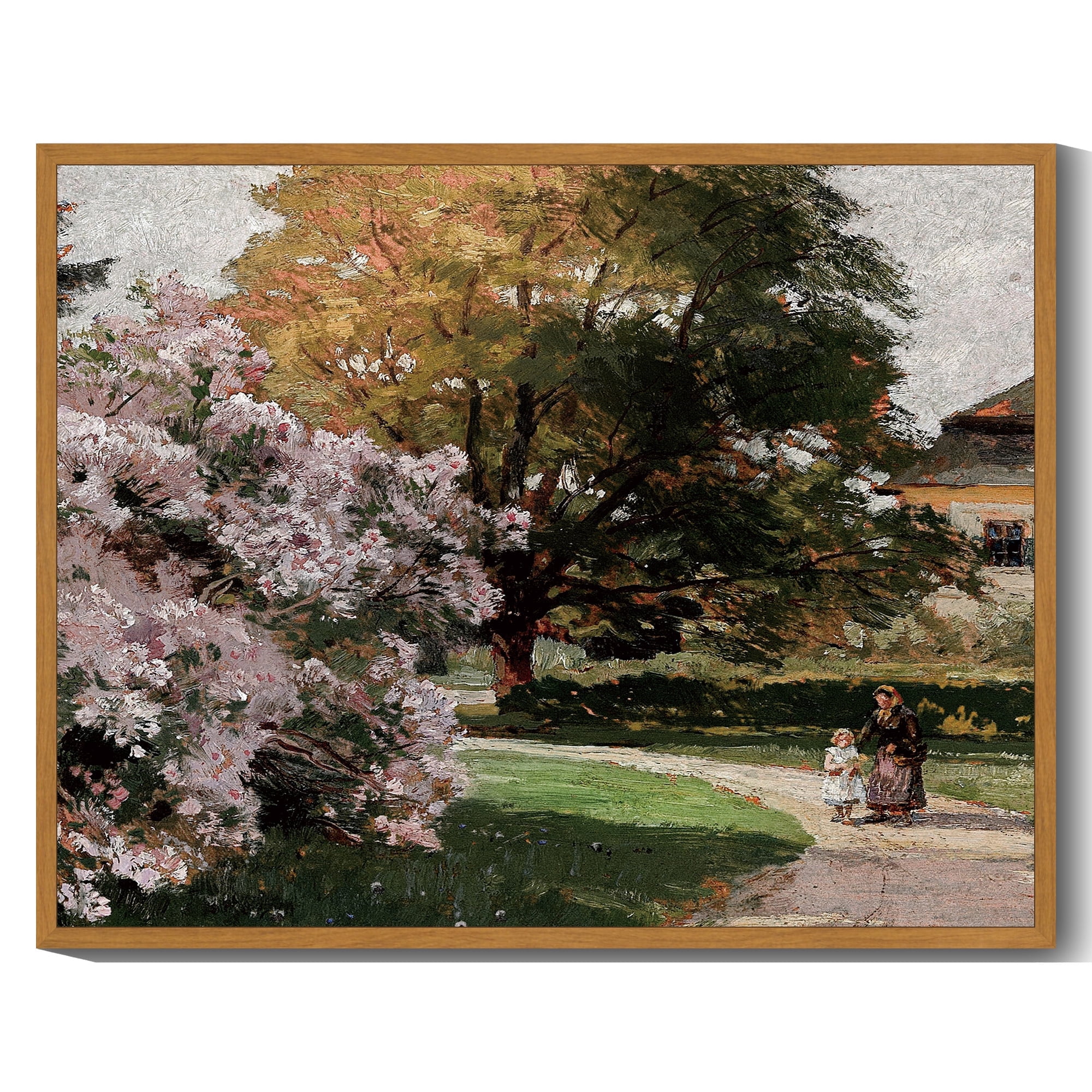 Drsoum Vintage Landscape Wall Art 11x14in Nature Framed Classic Retro ...