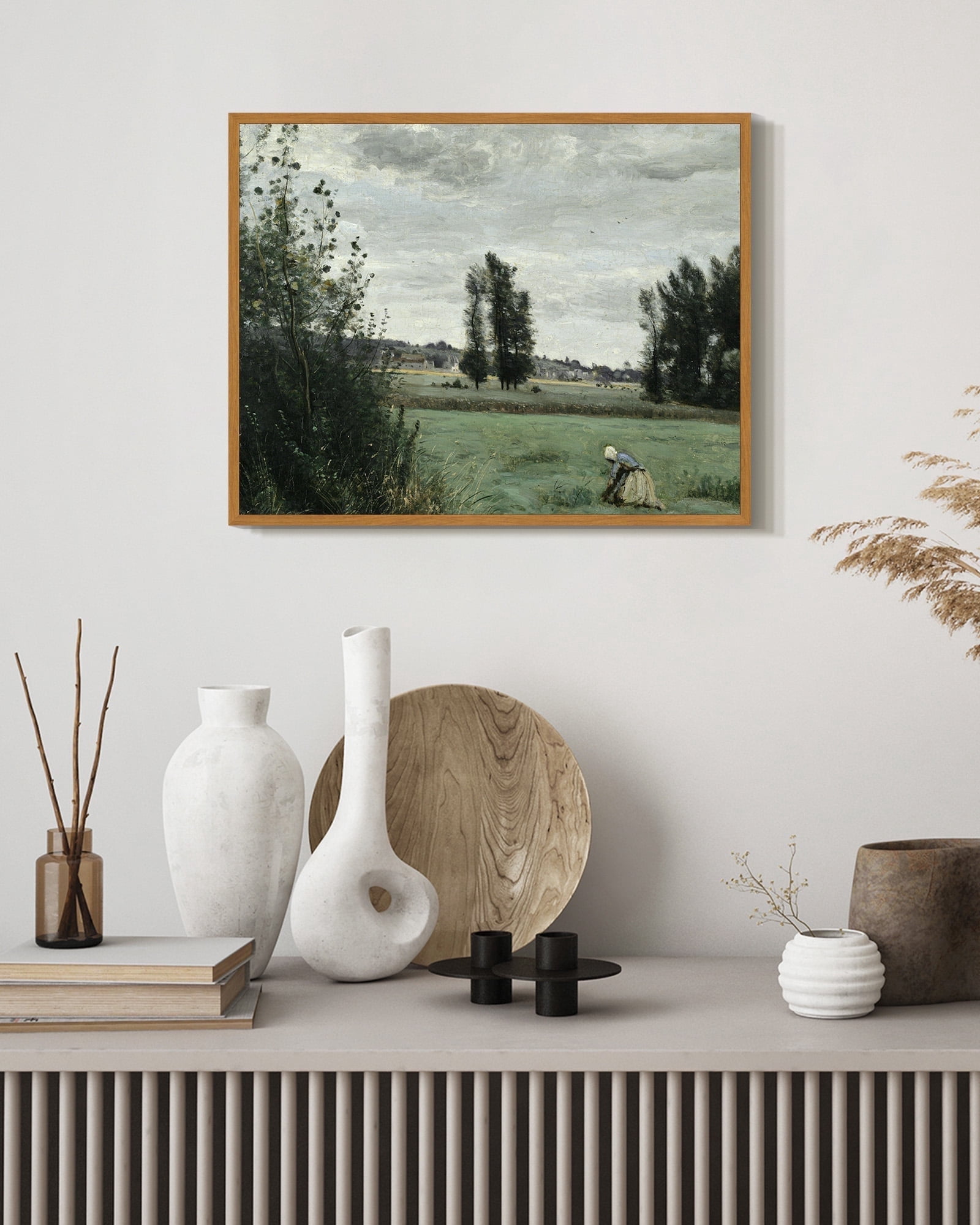 Drsoum Vintage The Vast Grassland Classic Wall Art 11x14in Natural ...