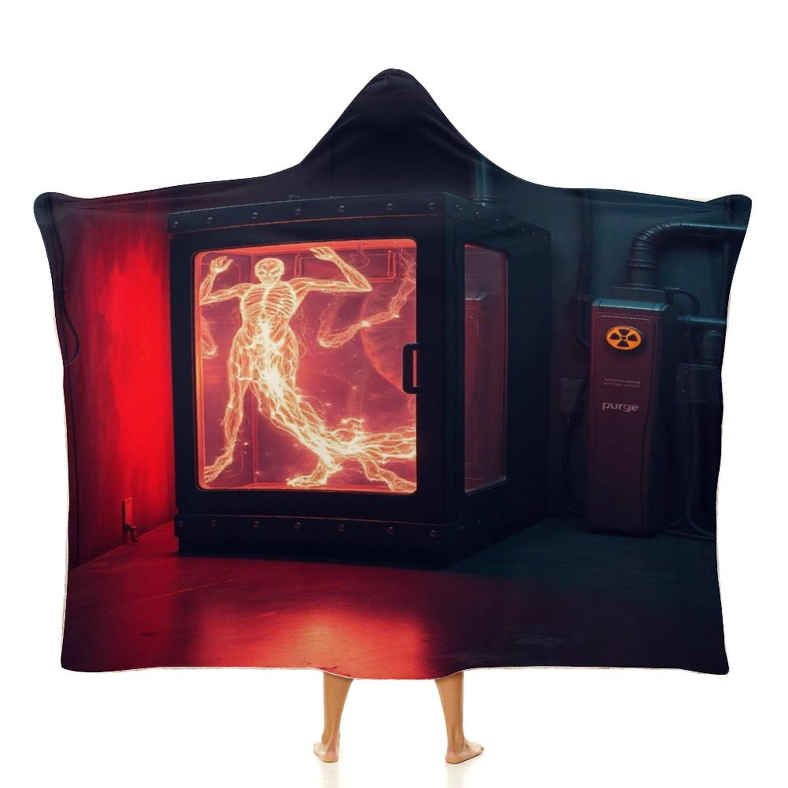 Drtiubtis Hooded Throw Blanket Captured Entity Adult Teen - Walmart.com