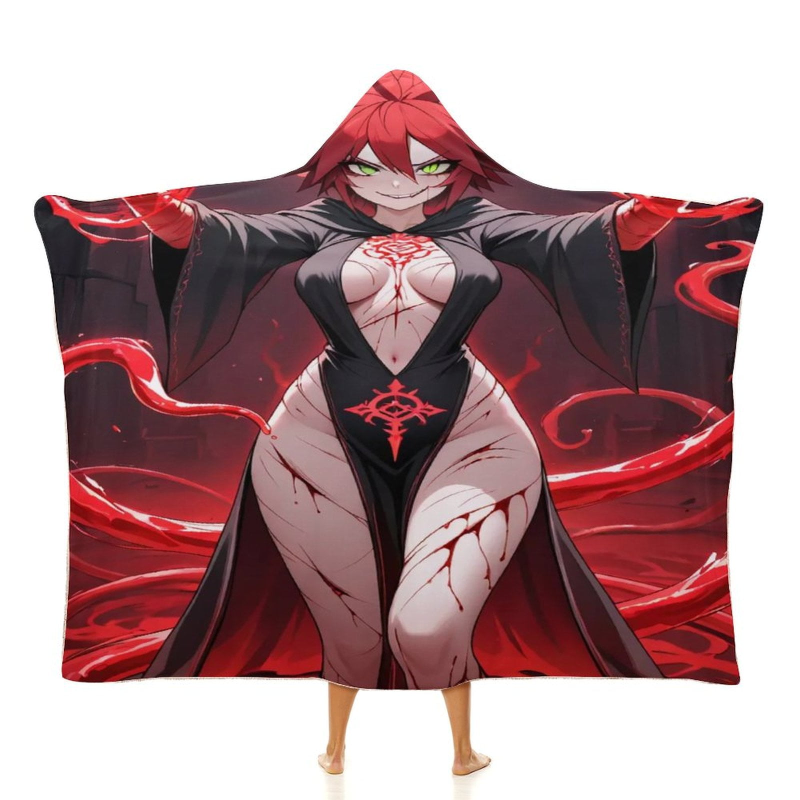 Drtiubtis Hooded Throw for Kids Blood Magic Tween Teen - Walmart.com