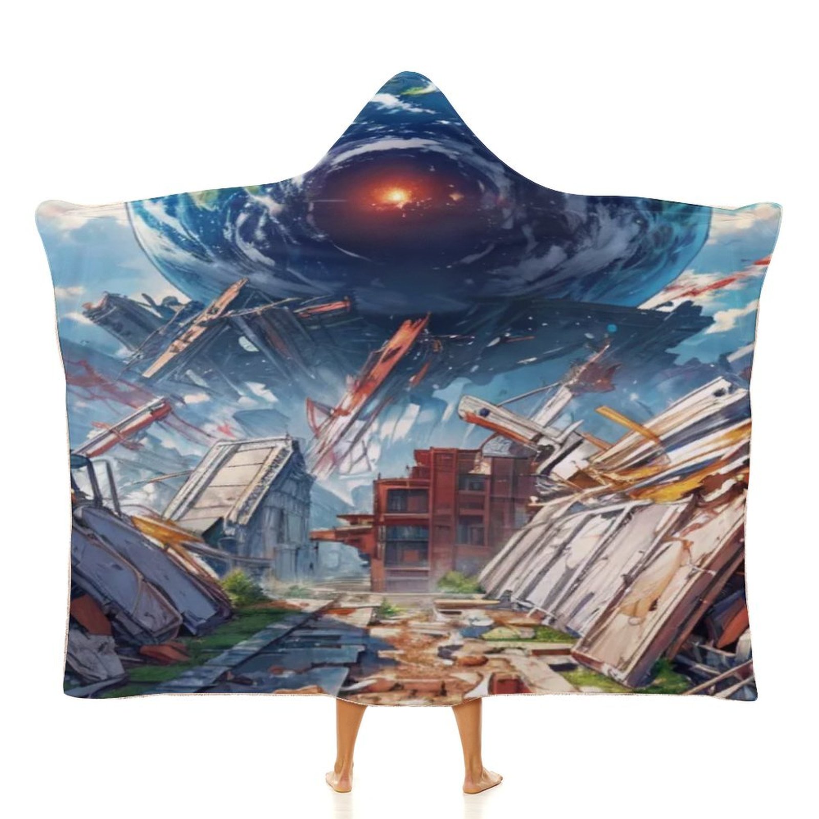 Drtiubtis Hooded Throw for Kids Blown to The Core Adult Teen - Walmart.com