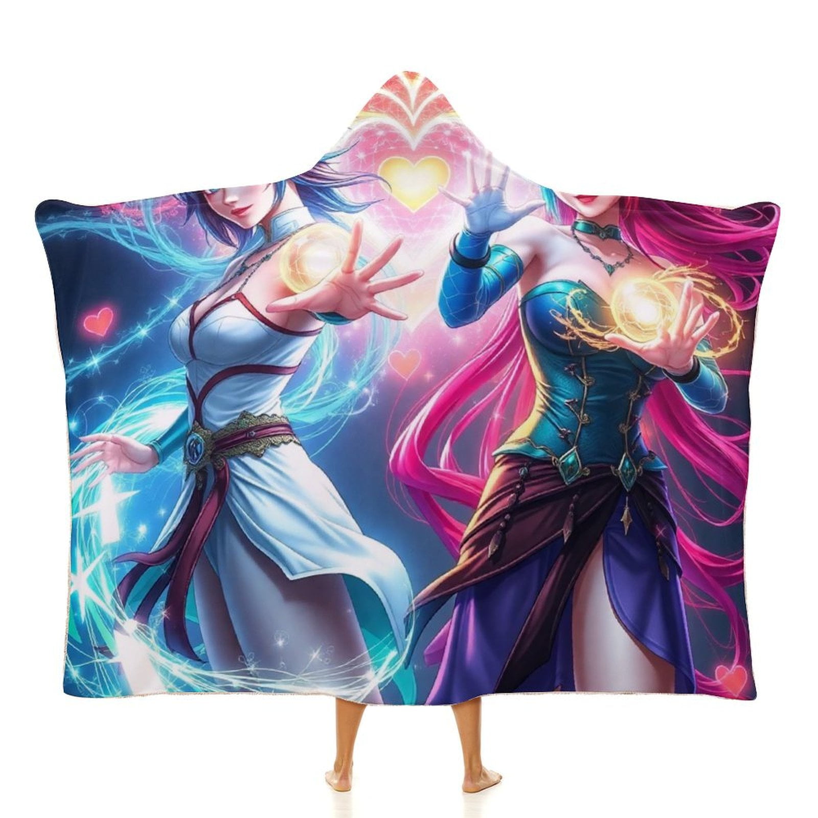 Drtiubtis Magic Girls Hooded Throw Blanket - Walmart.com