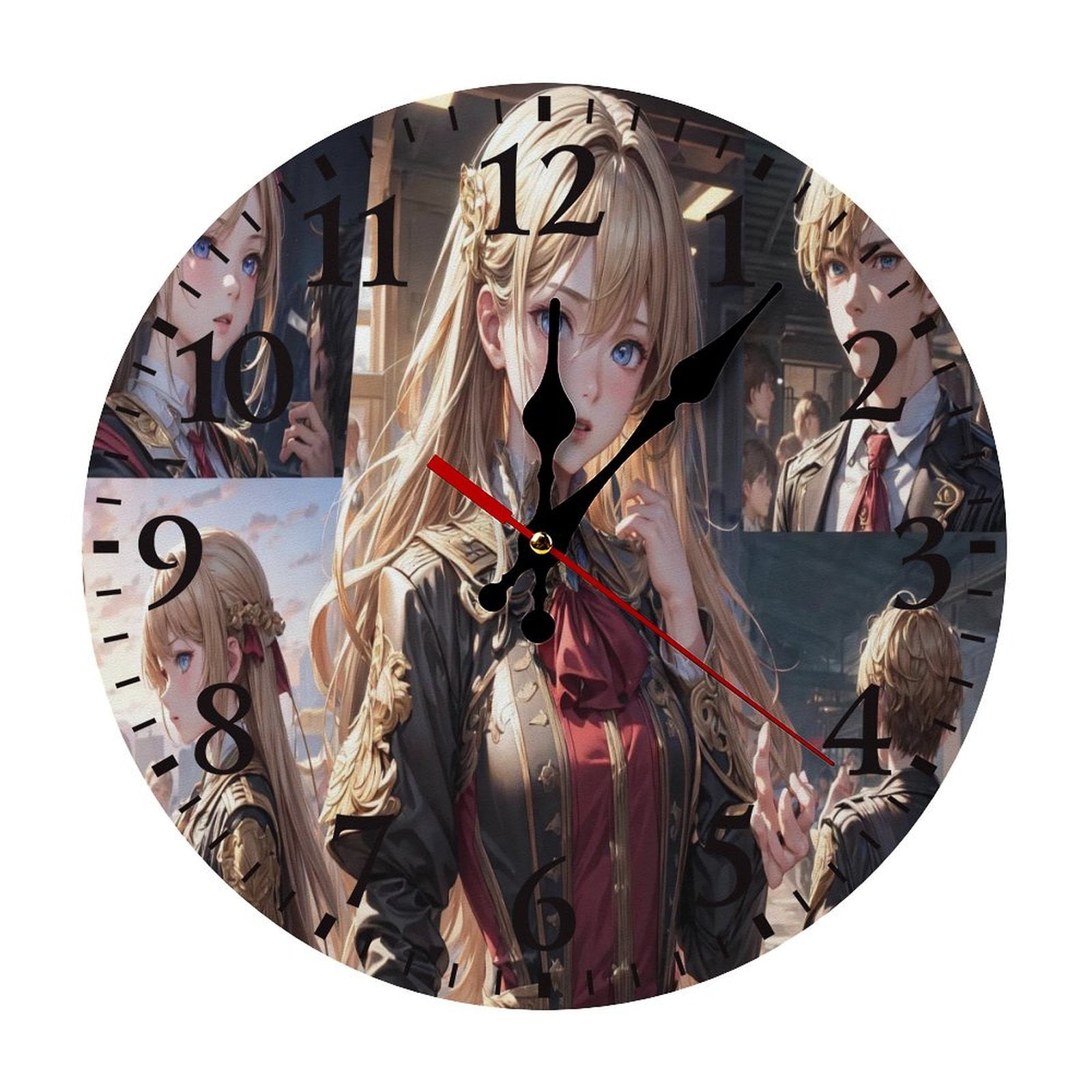 Drtiubtis Wall Clock Arabic Clock Wall School of Magic Time Painting ...