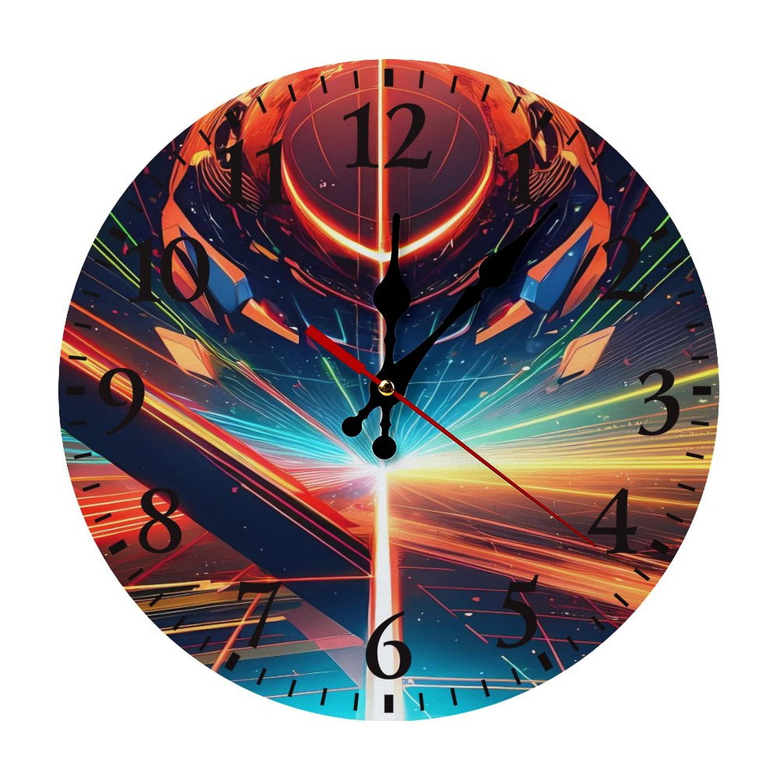 Drtiubtis Wall Clock Battery Clock Hands Power Tween Fathers day Gifts ...