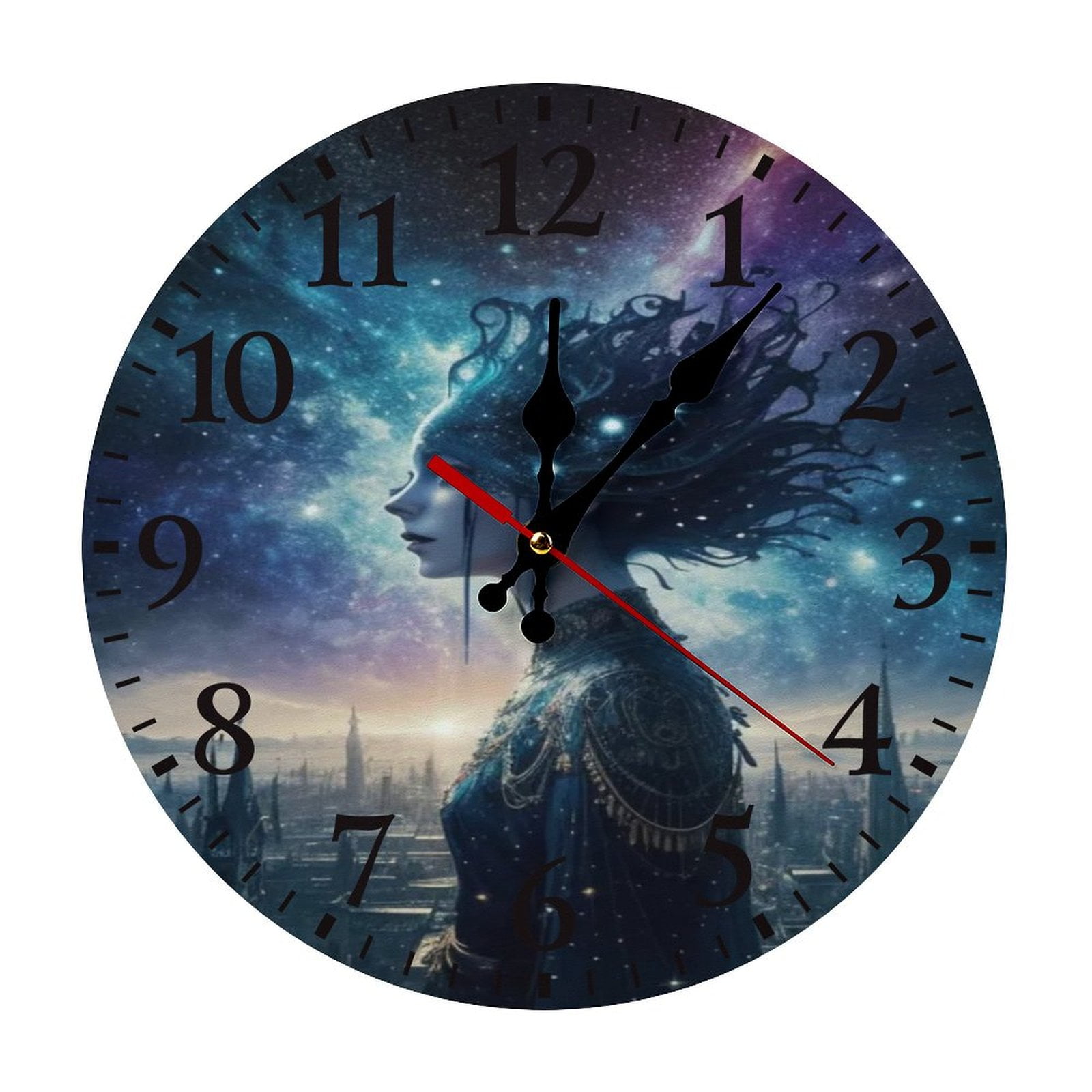 Drtiubtis Wall Clock Battery Clock Wall Stargazer 02 Tween Graduation ...
