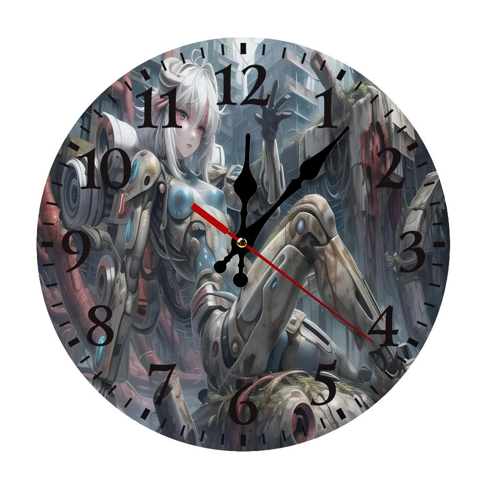 Drtiubtis Wall Clock for Living Room Clock for Bedroom Mecha Art After ...