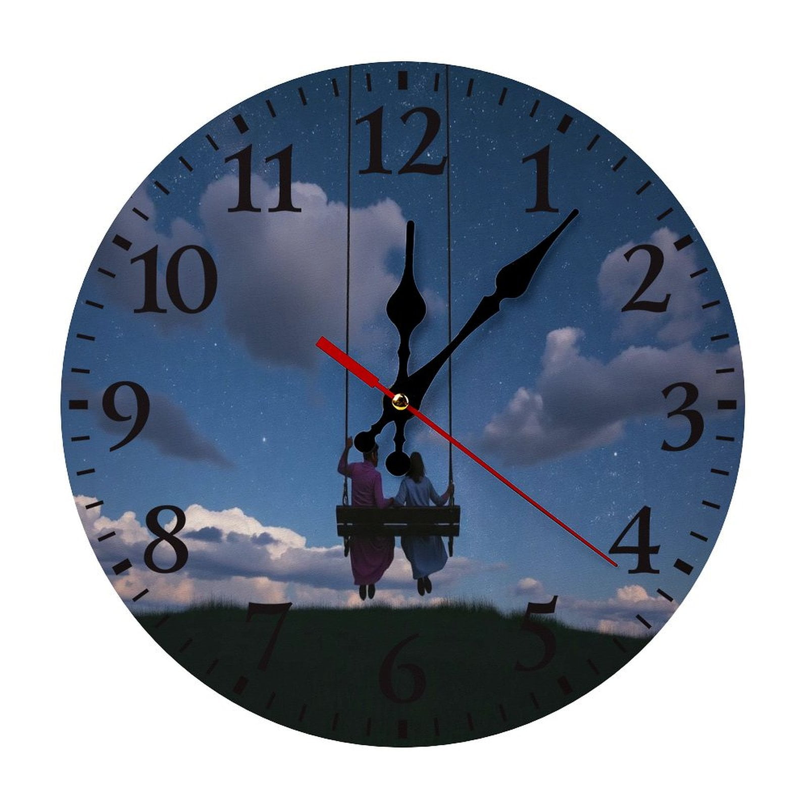 Drtiubtis Wall Clock for Living Room Clock for Bedroom Would You Like ...