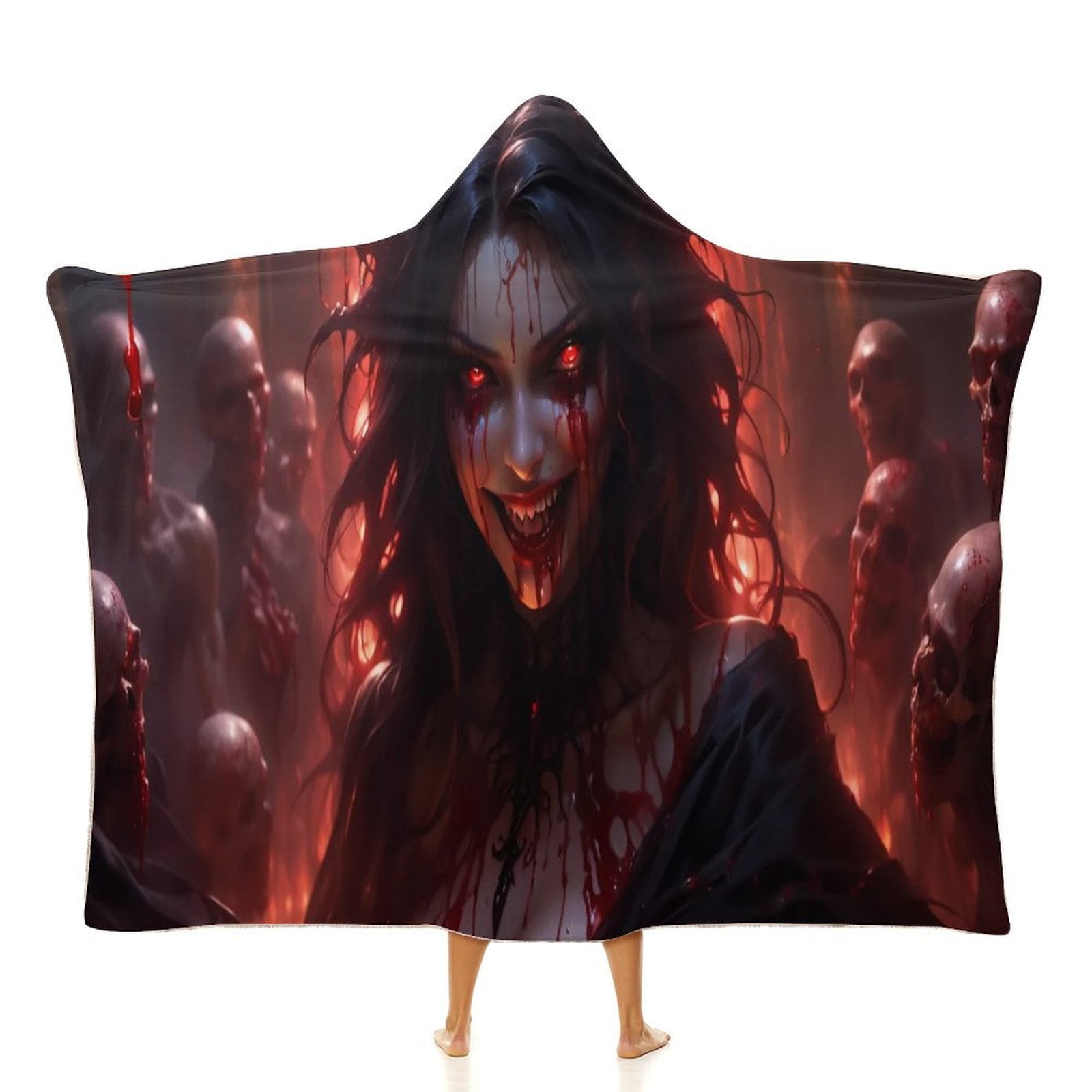 Drtiubtis You Summoned Me Blanket Hoodie for Adults - Walmart.com
