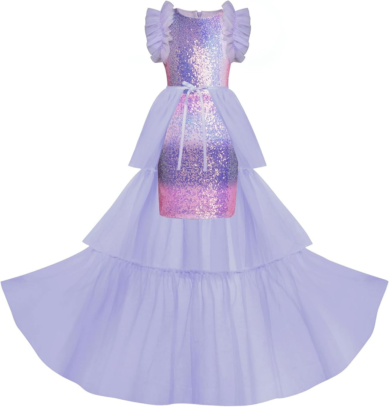 Drtj 2-14T Kids Teens Girls Dresses Sequin Party Formal Pageant Dress ...