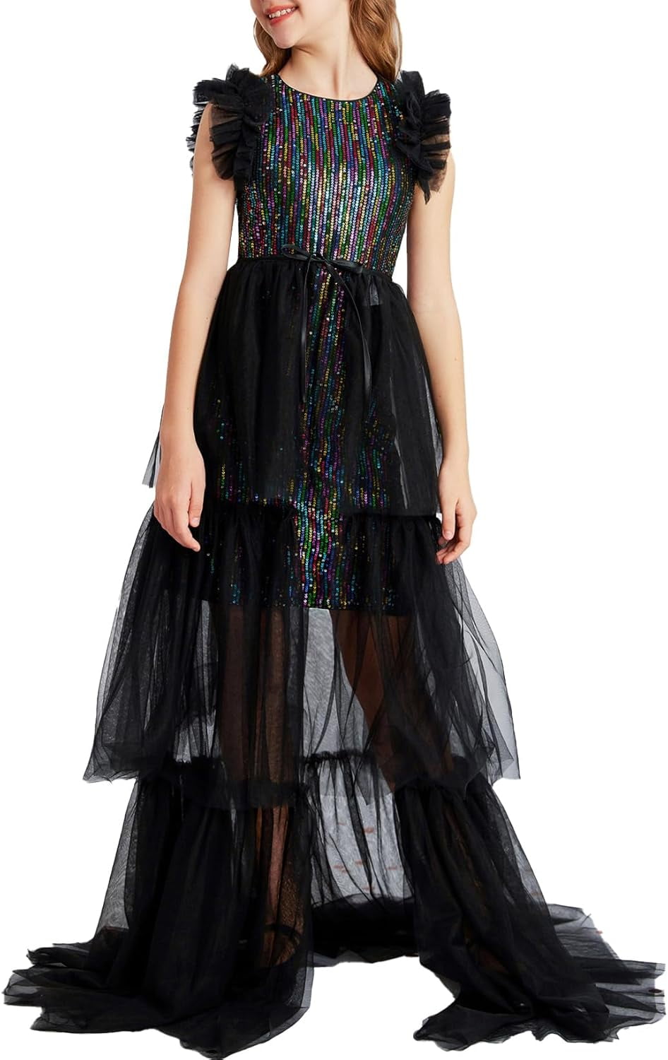 Drtj 2-14T Kids Teens Girls Dresses Sequin Party Formal Pageant Dress ...