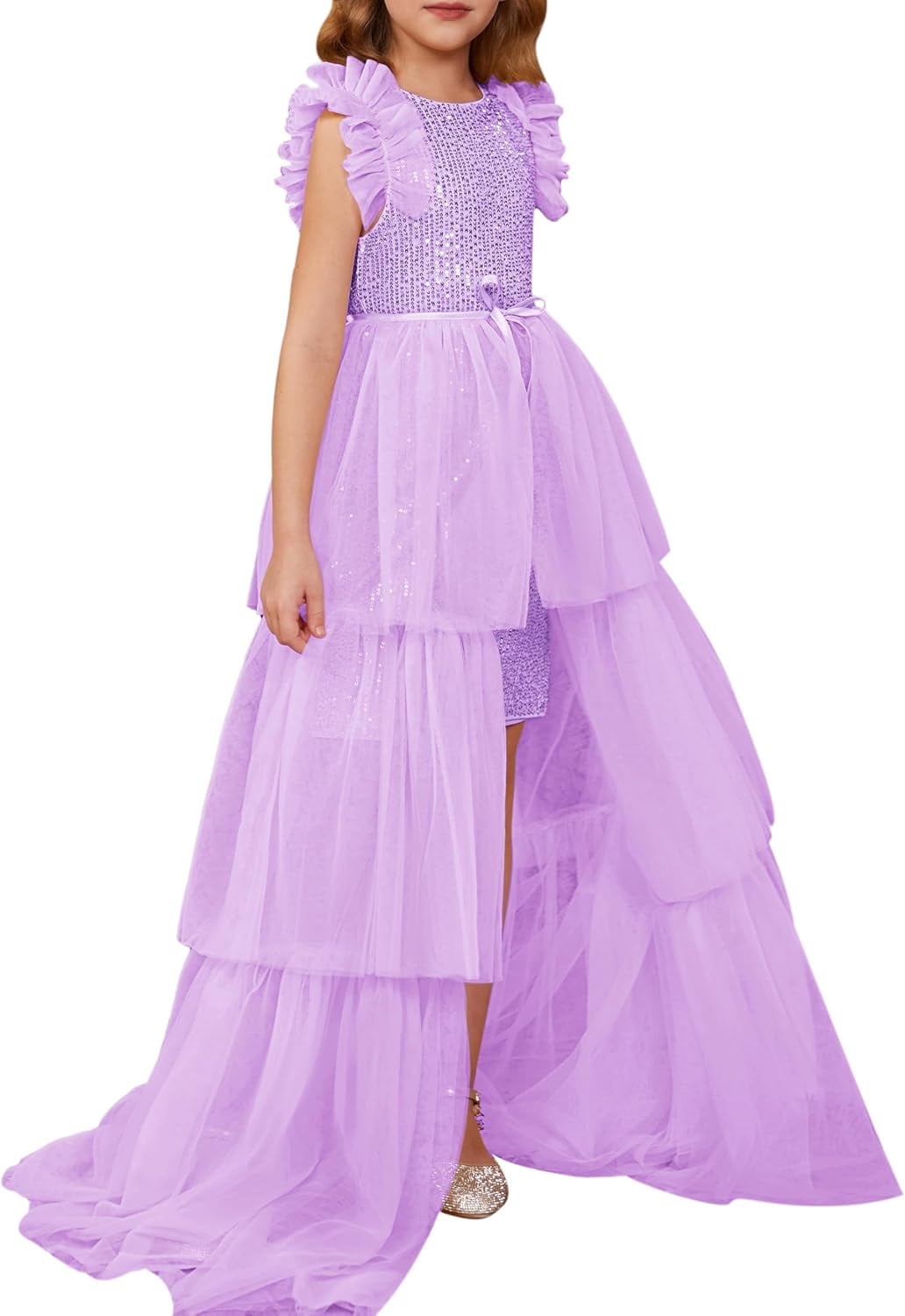 Drtj 2-14T Kids Teens Girls Dresses Sequin Party Formal Pageant Dress ...