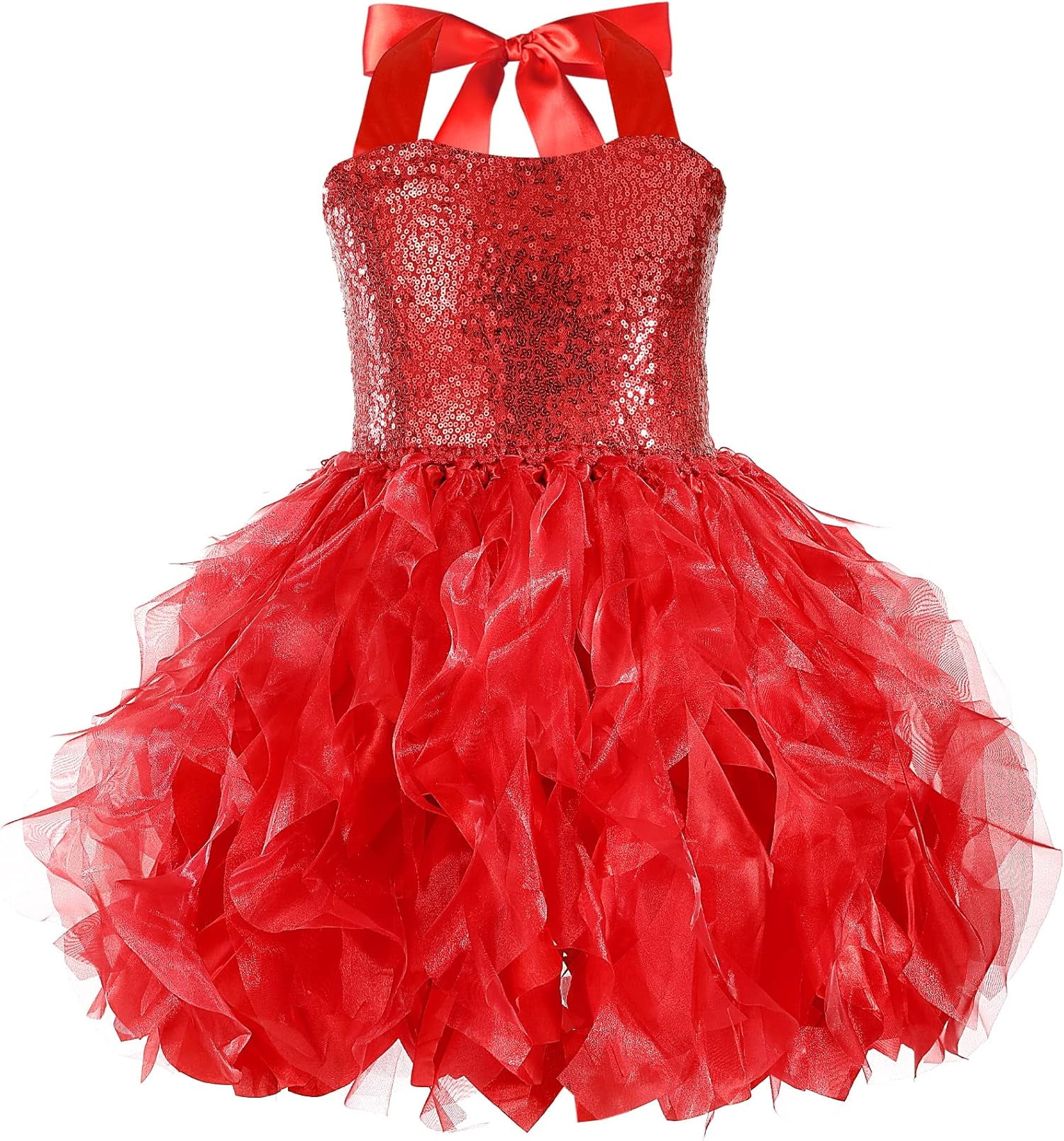 Drtj Tutu Dress for Girls Birthday Dress Princess Sparkly Sequin Tulle ...