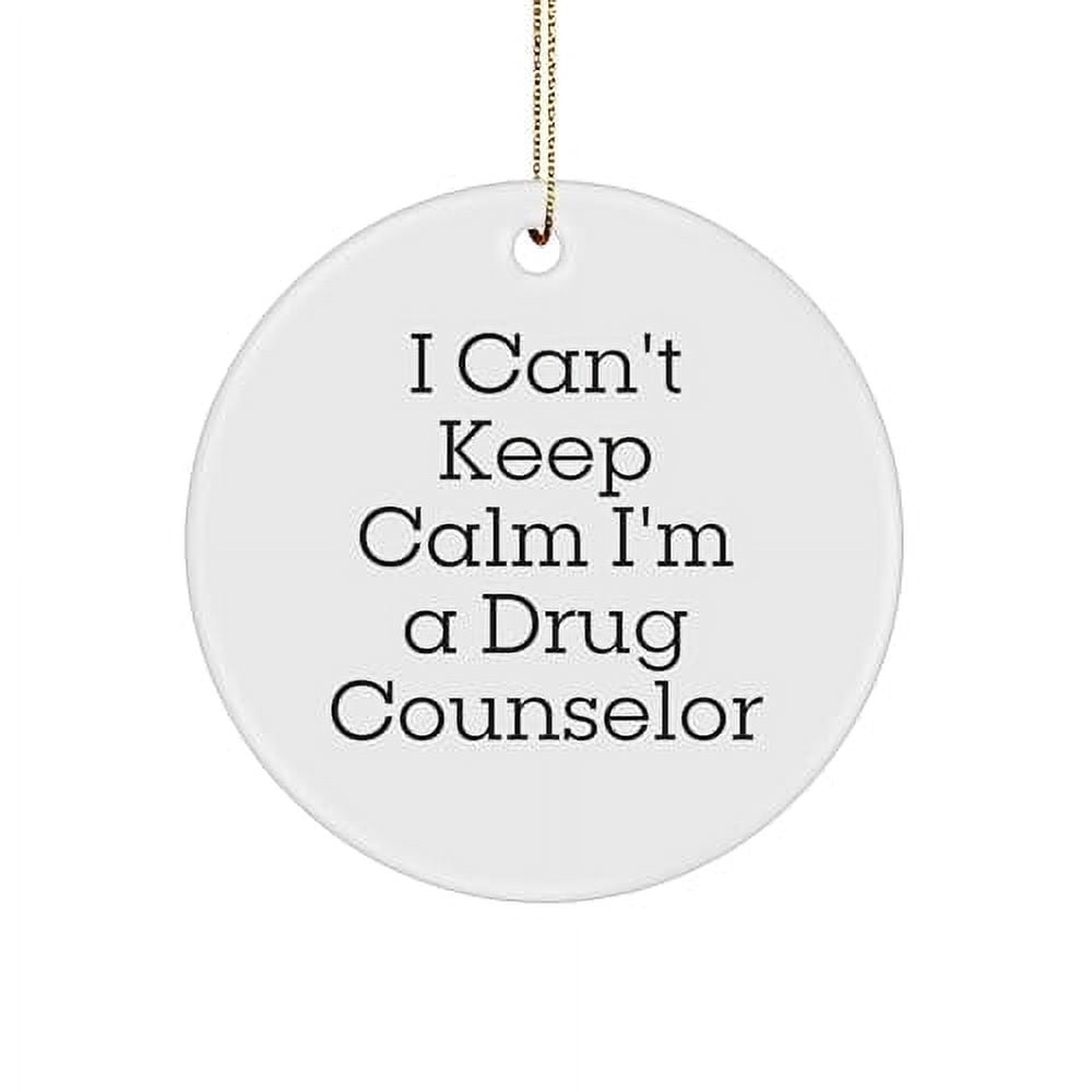 Drug Counselor Gifts - I Can't Keep Calm I'm A Drug Counselor Christmas ...
